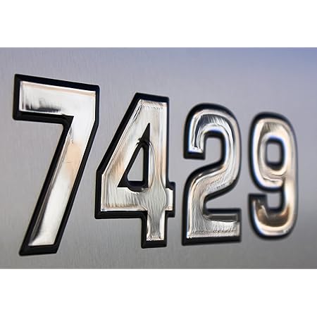 Amazon.com: Boat & Jetski Registration Numbers - Domed/Raised Decal (16 ...
