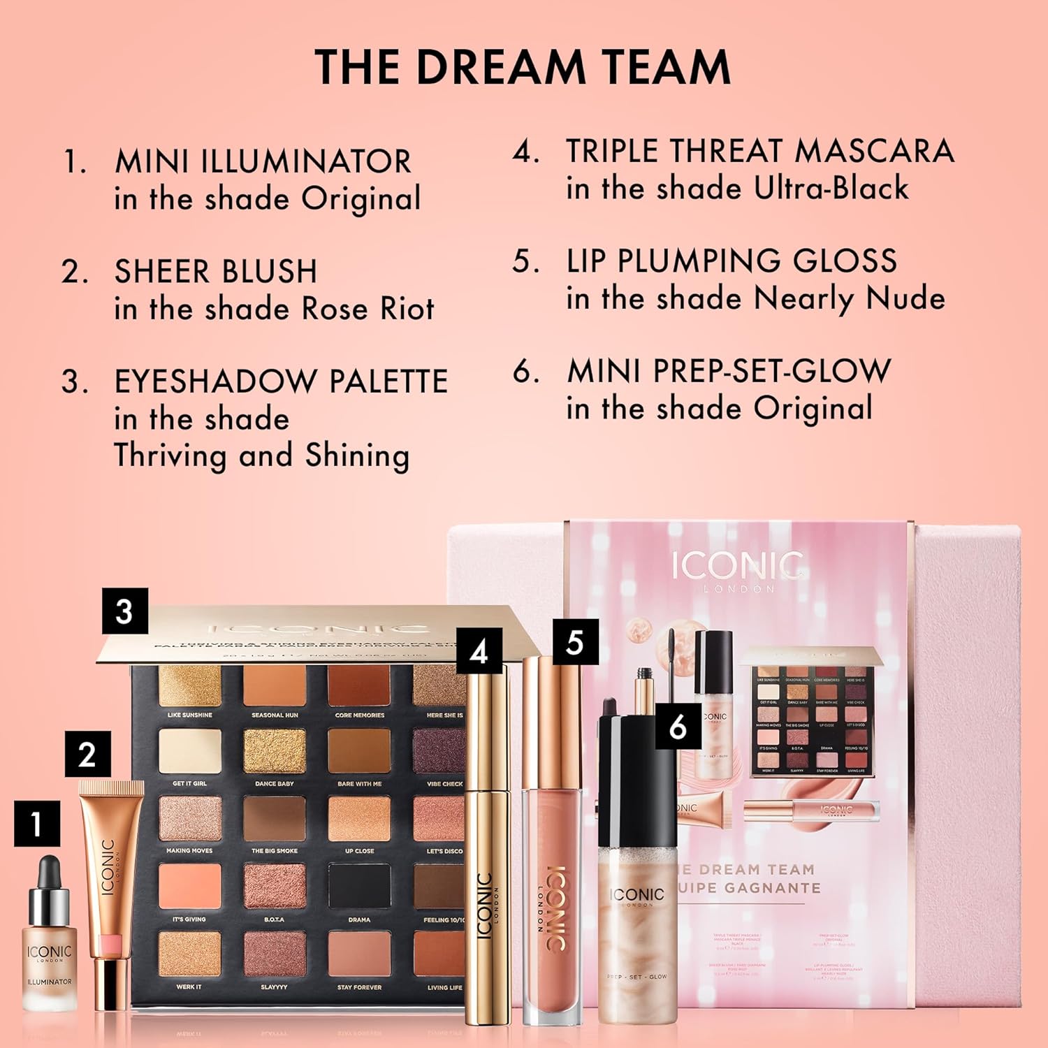 ICONIC LONDON El juego de regalo Dream Team Incluye Illuminator ...