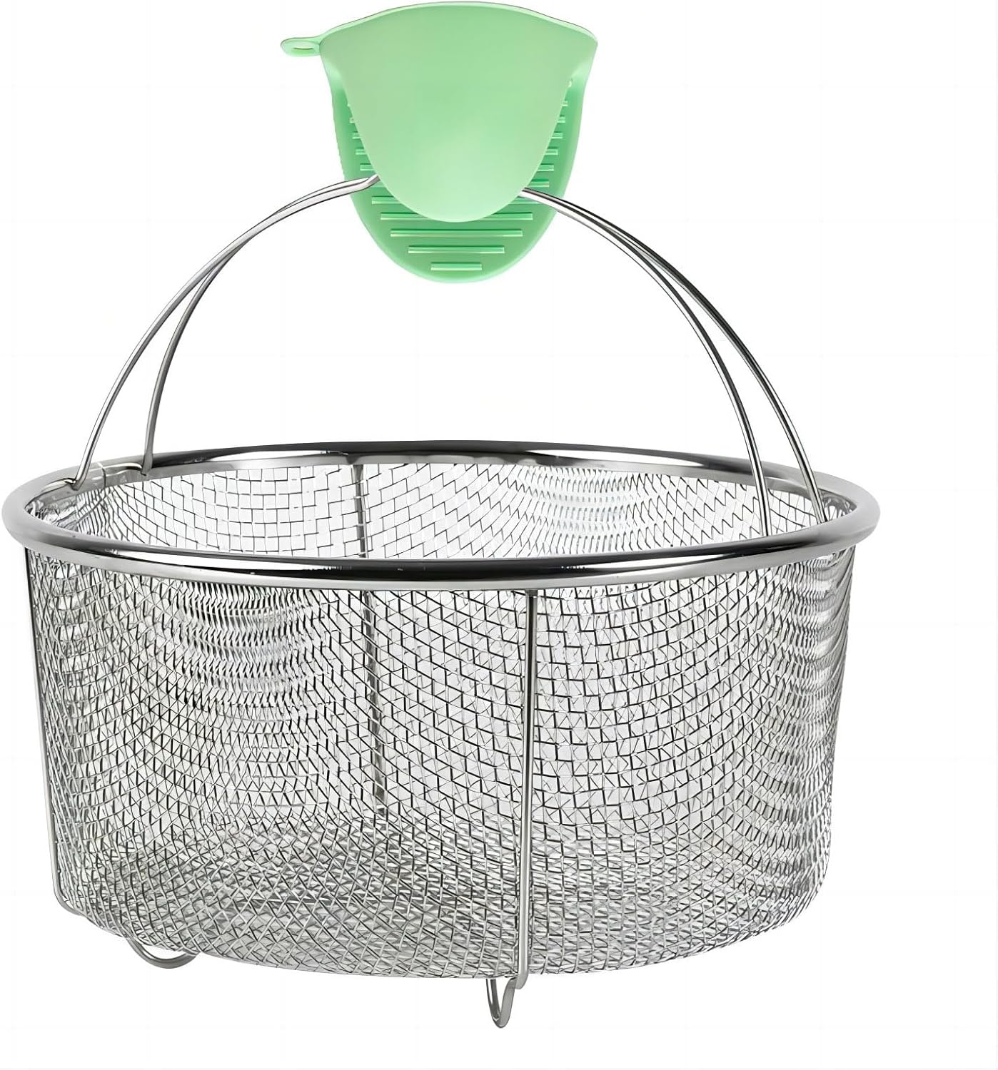 Amazon.com: GREATLINK Mesh Steamer Basket, Stainless Steel Mesh Net ...