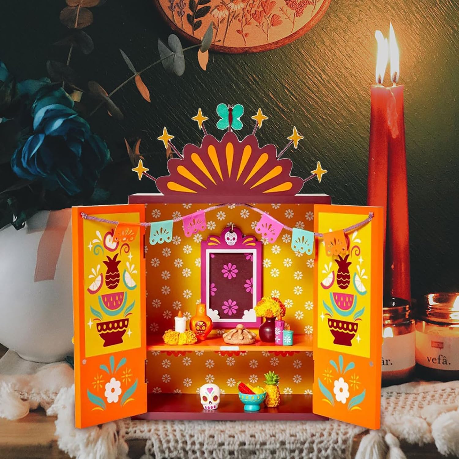 Amazon.com - Day of The Dead Ofrenda Wooden Box Set, 2023 Wooden Day of ...