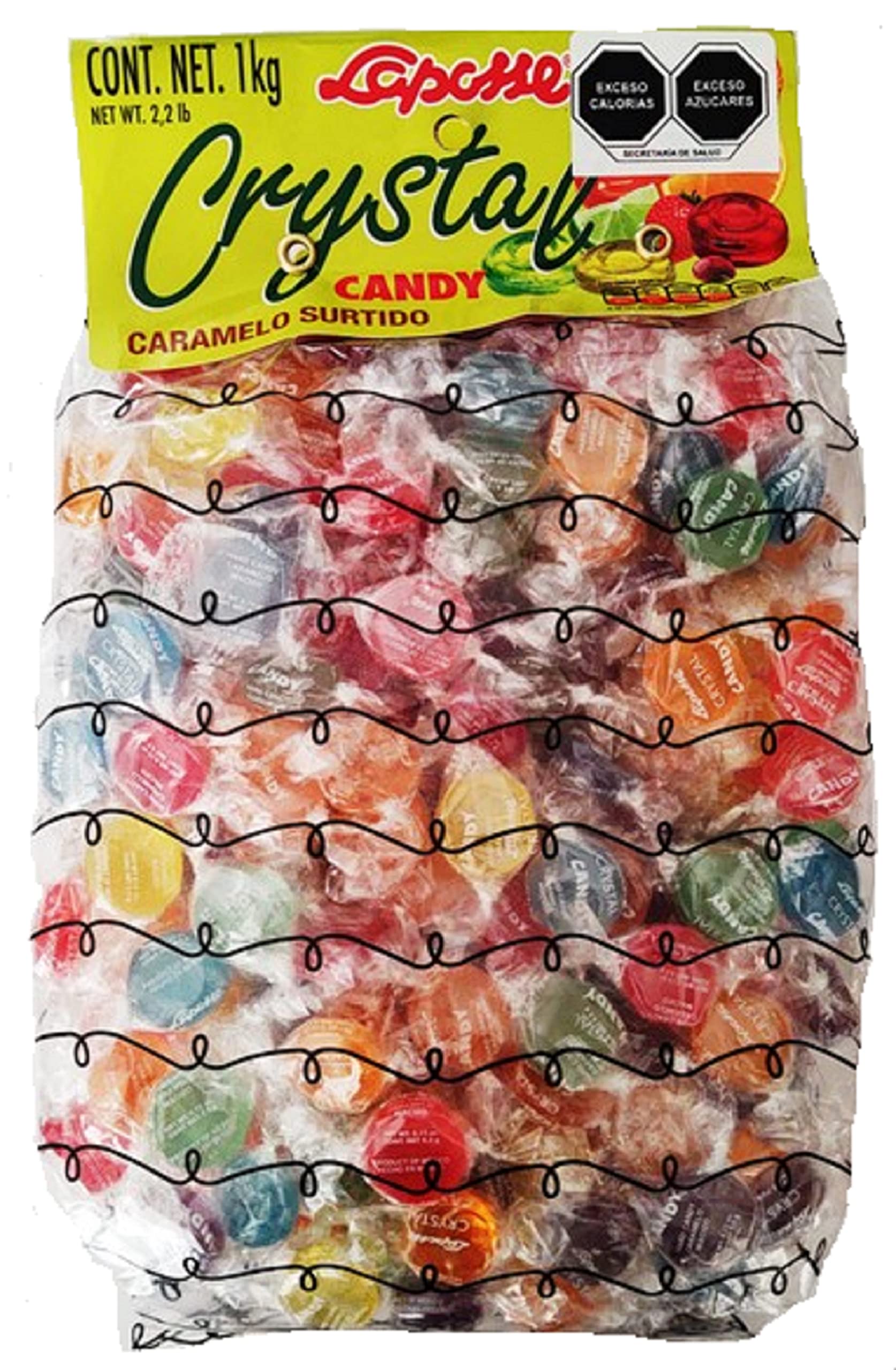 Laposse Caramelo Surtido Crystal Candy 1 kg : Amazon.com.mx: Alimentos ...