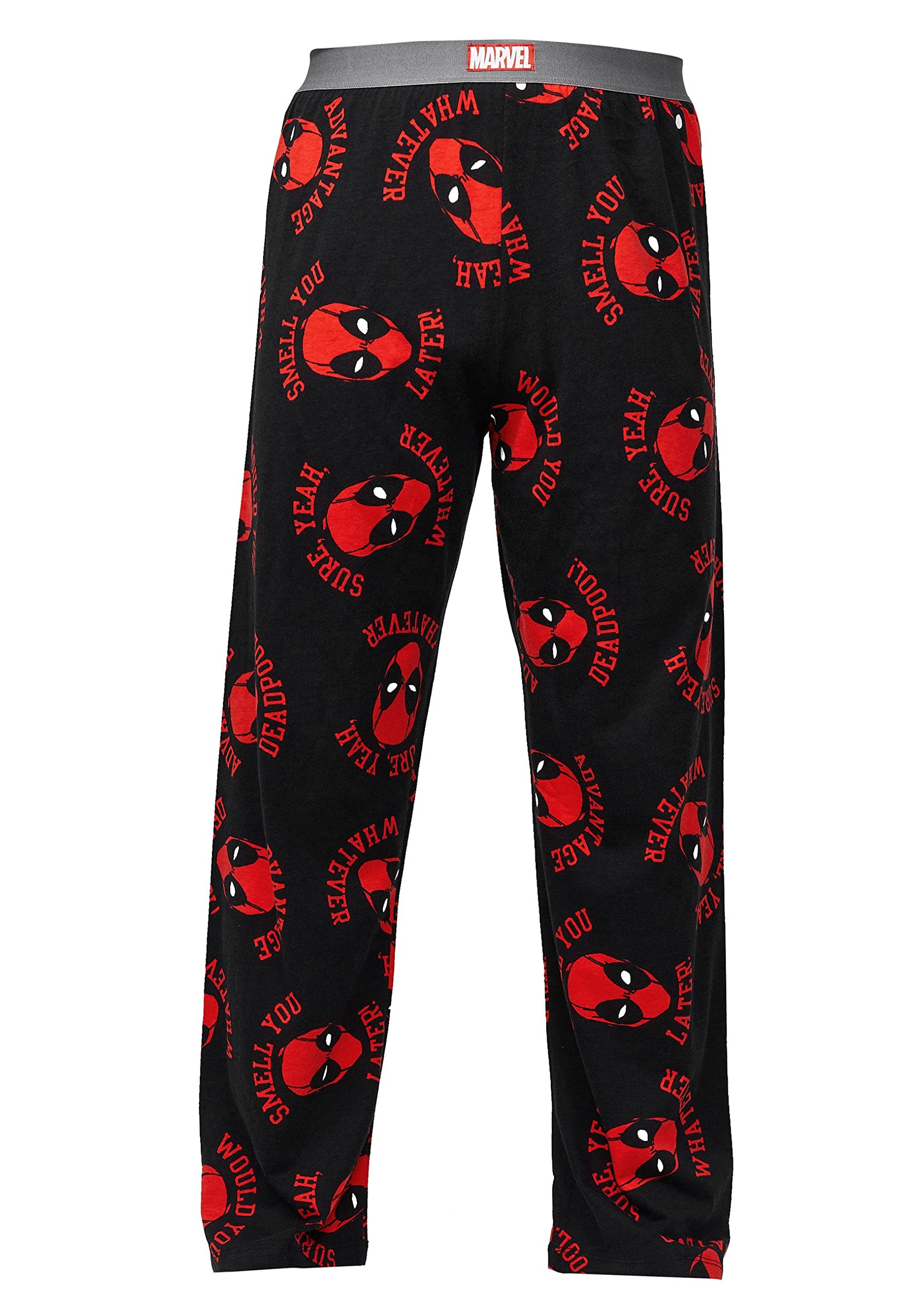 Recoveredmarvel Pyjamas Deadpool Lounge Pants Adult Xxl 100 Cotton ...