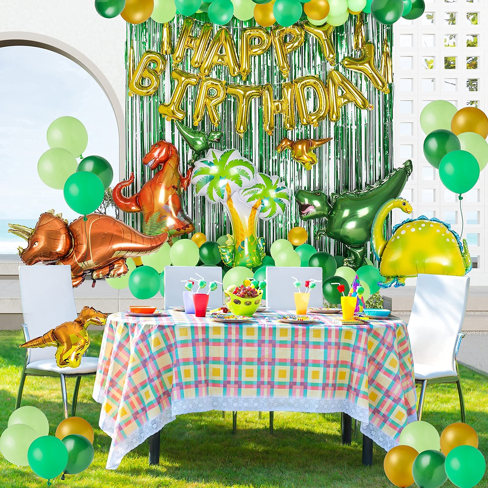 Buy Dinosaur Birthday Party Decorations 158 Pcs Dinosaur Party buy-dinosaur-birthday-party-decorations-158-pcs-dinosaur-party