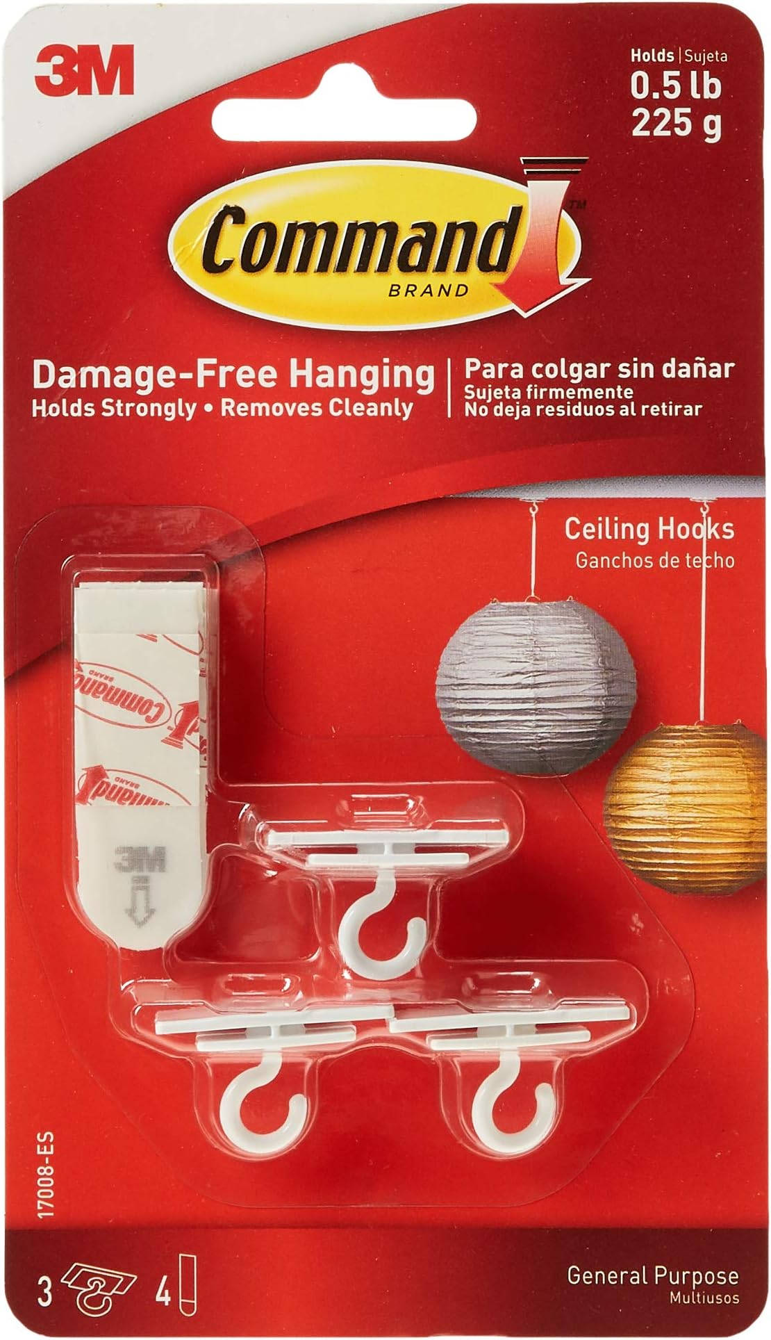 Amazon.com: 3CT Command Ceil Hooks4 : Home & Kitchen