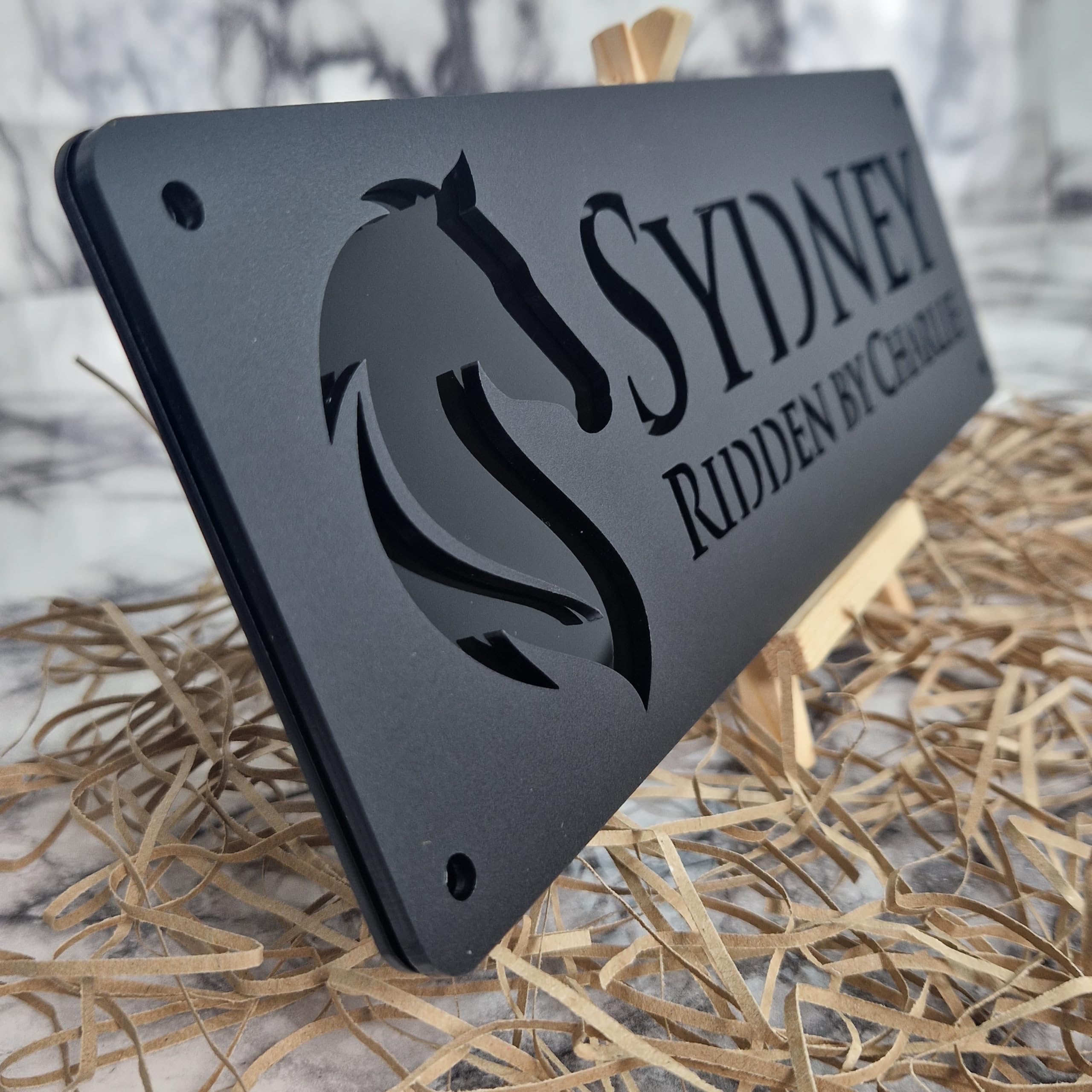 Signs For Horse Stalls Long Thin Stable Sign 380 X 110mm
