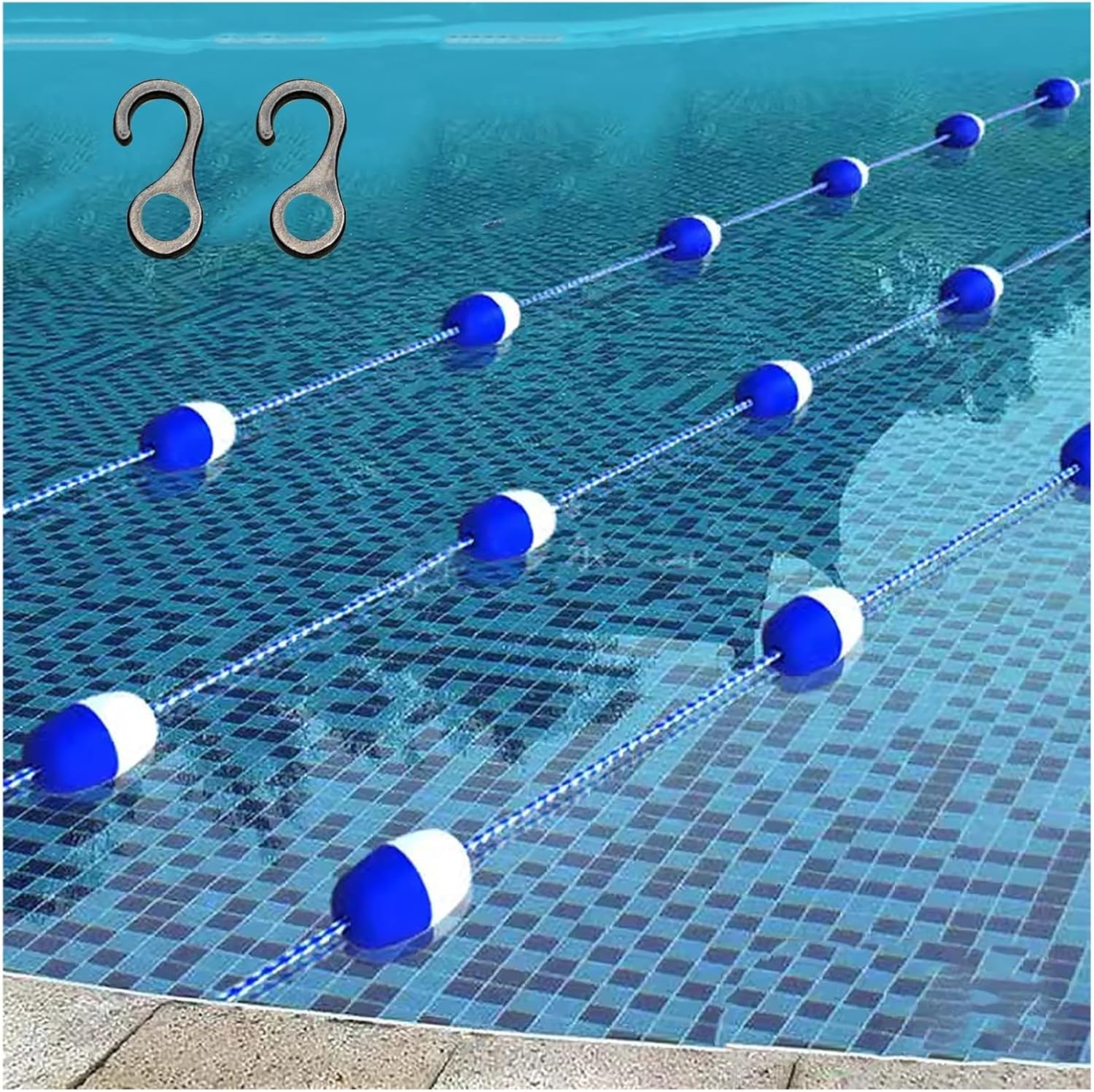 Amazon.com: Pool Safety Floats 20m 25m 50m 100m Floating Cordon Pool ...