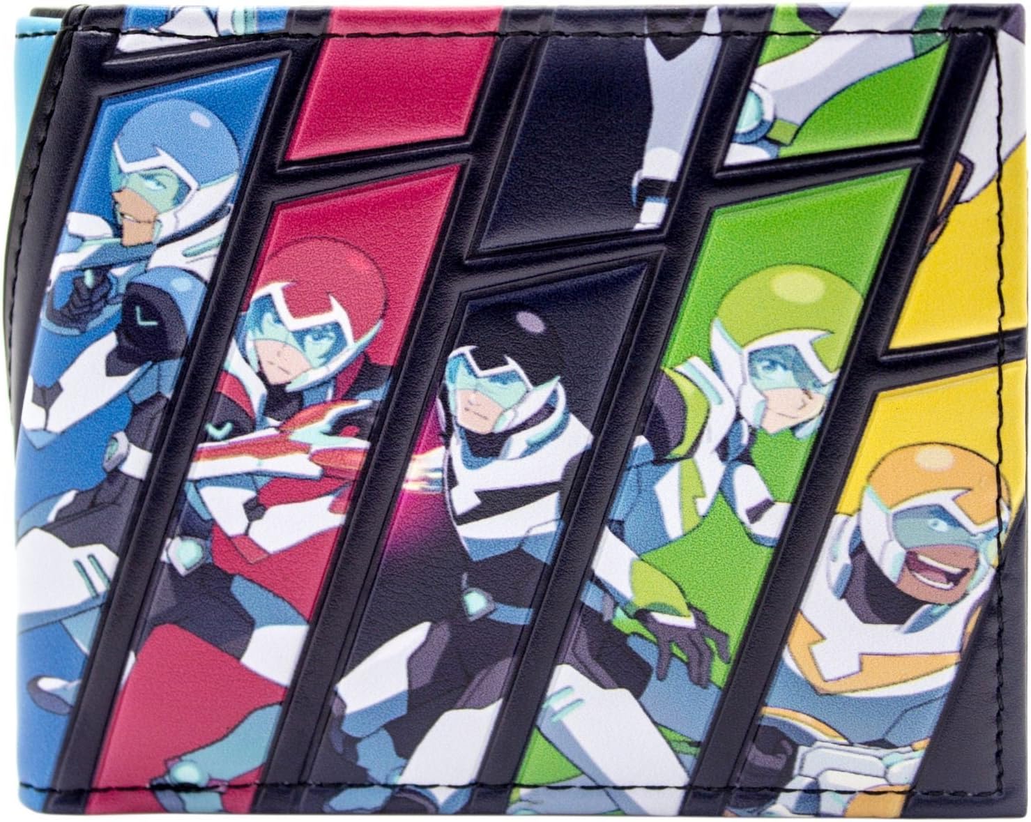 Voltron Legendary Defender Colourful Heroes Black ID & Card Bi-Fold ...