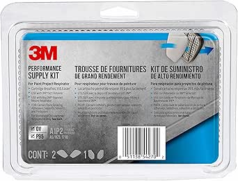 3M 6000 Series Performance Supply Kit for Paint Project Respirator OV ...