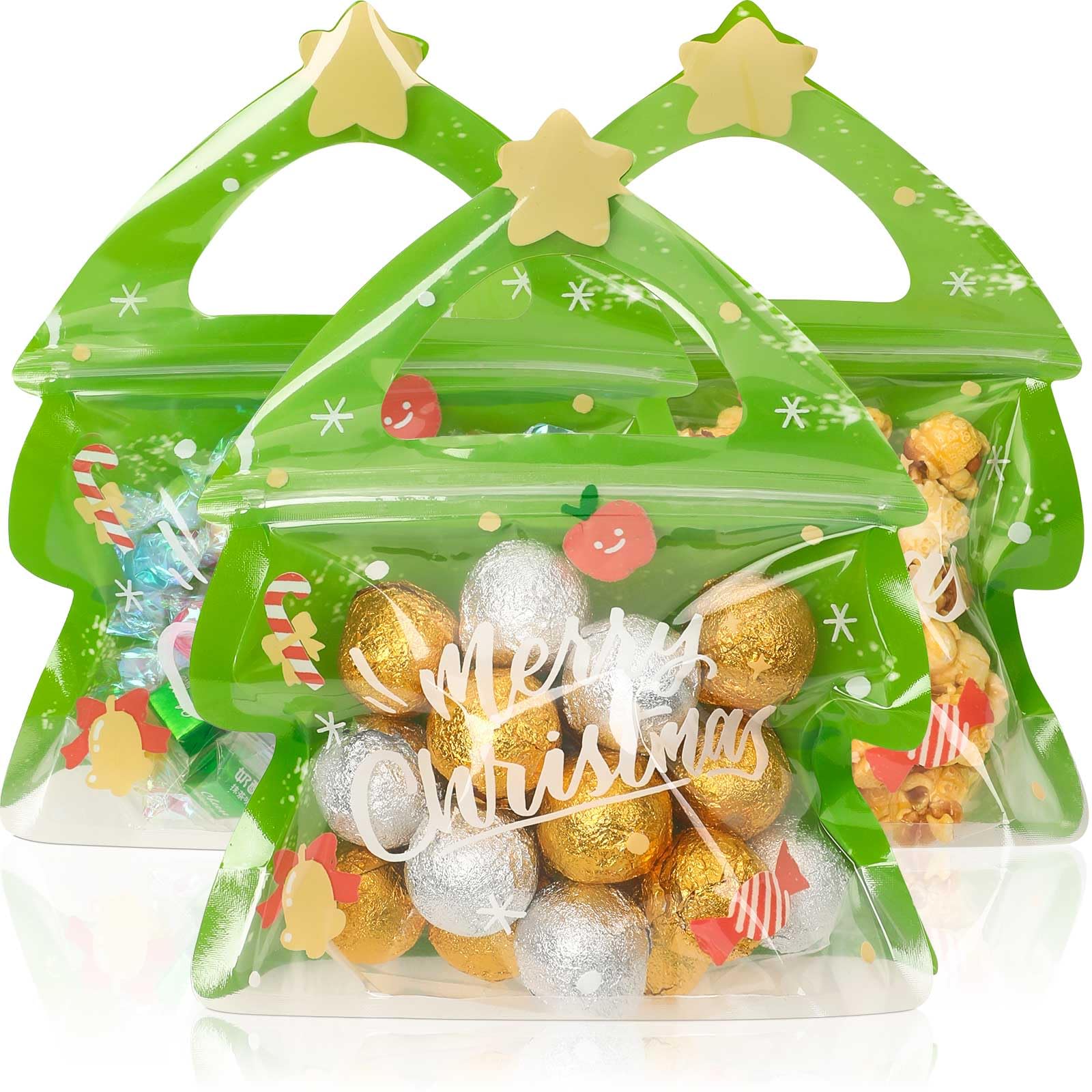 Amazon.com: SEPGLITTER Resealable Christmas Gift Bags,24Pcs Special ...