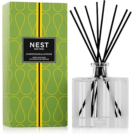 Amazon.com: NEST Fragrances Reed Diffuser- Lemongrass & Ginger , 5.9 fl ...