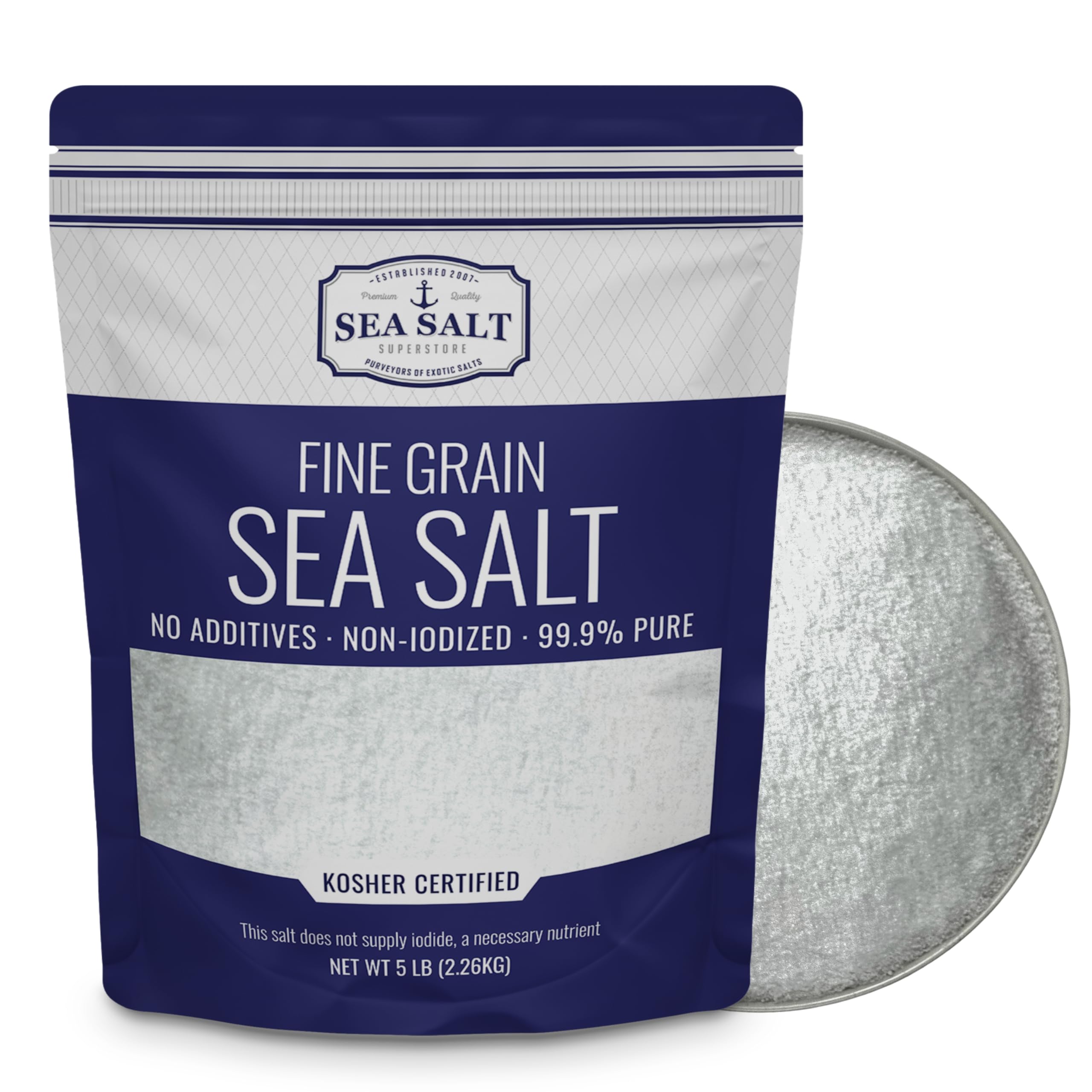 Amazon.com : Sea Salt, Fine Grain Sea Salt from Baja California ...