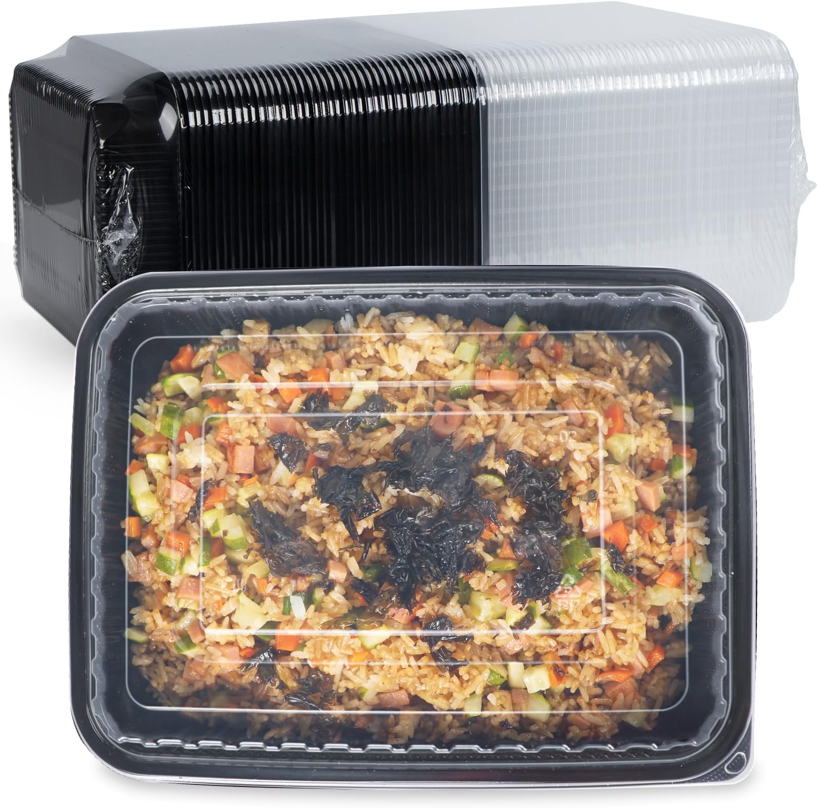 Amazon.com: Meal Prep Containers Reusable - 38oz Food Storage ...