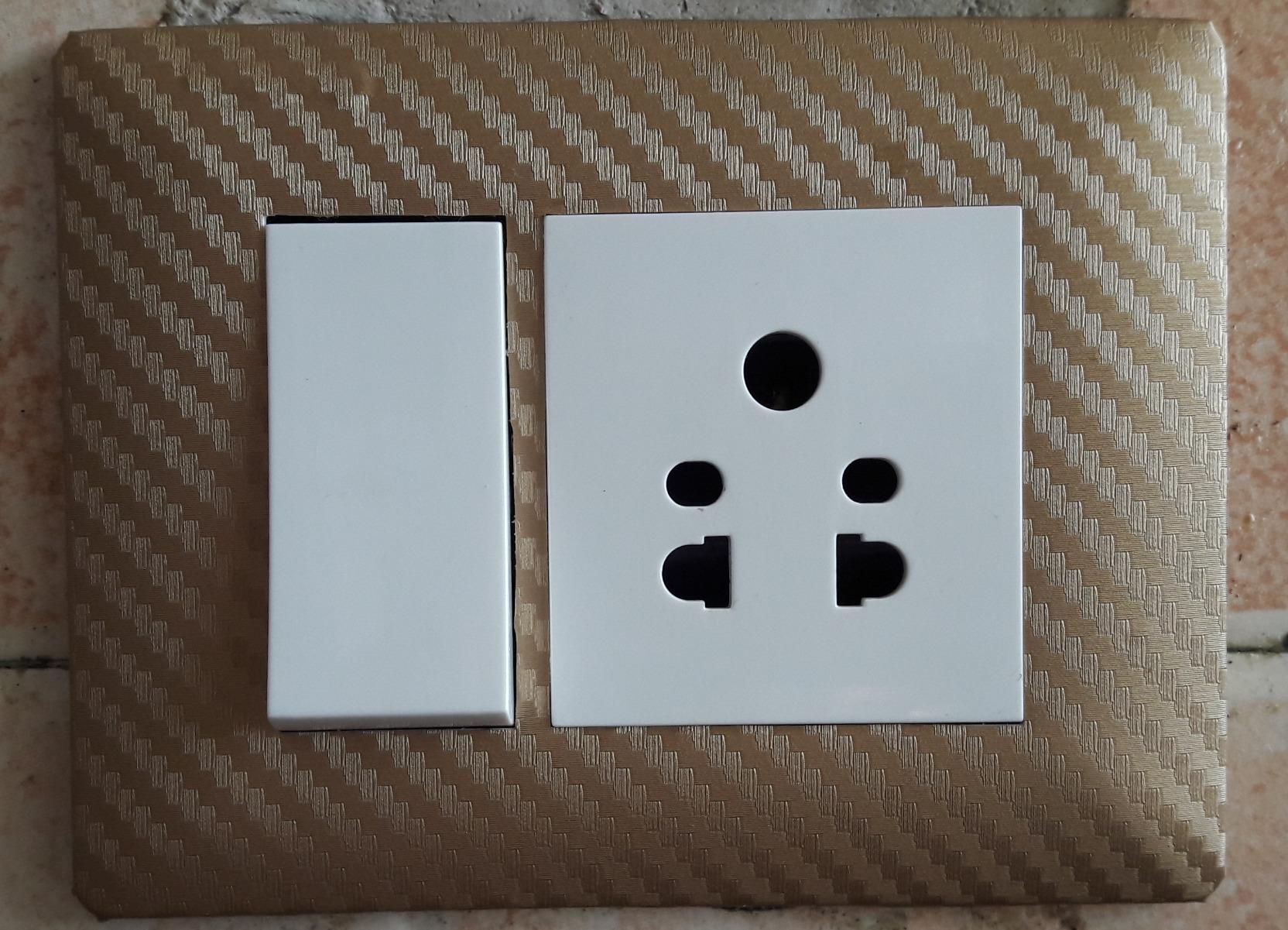 Havells Crabtree Athena 3M Cover Plate, White : Amazon.in: Home Improvement