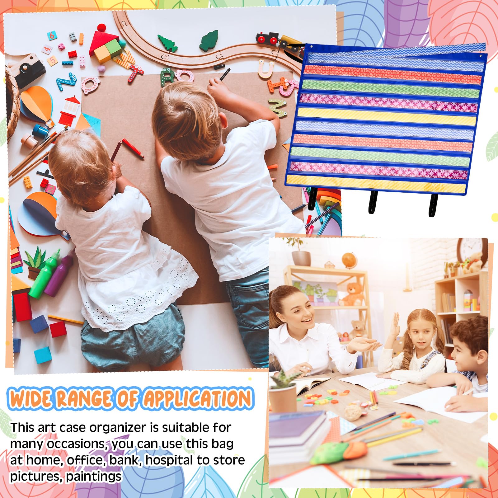 Snapklik.com : Sinload 48 X 39 Inch Bulletin Board Border Storage ...
