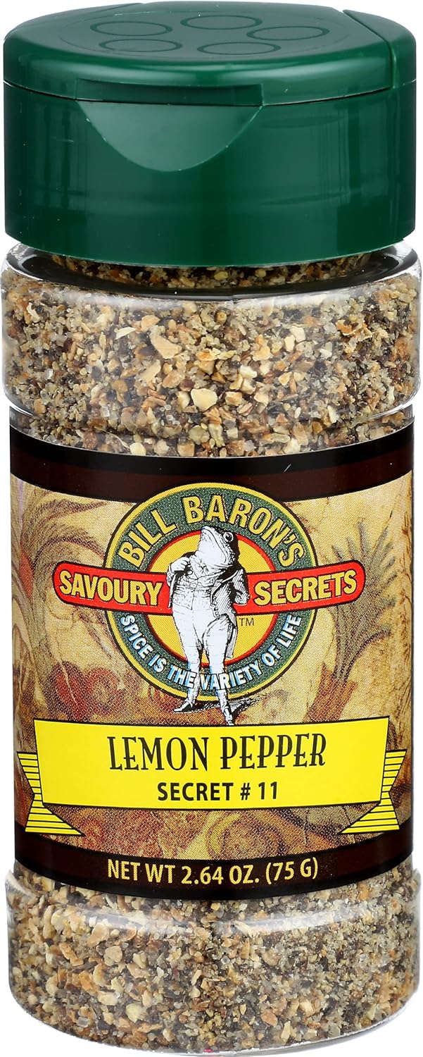 Amazon.com : BARON SPICES & SEASONINGS Lemon Pepper Seasoning Marinade ...