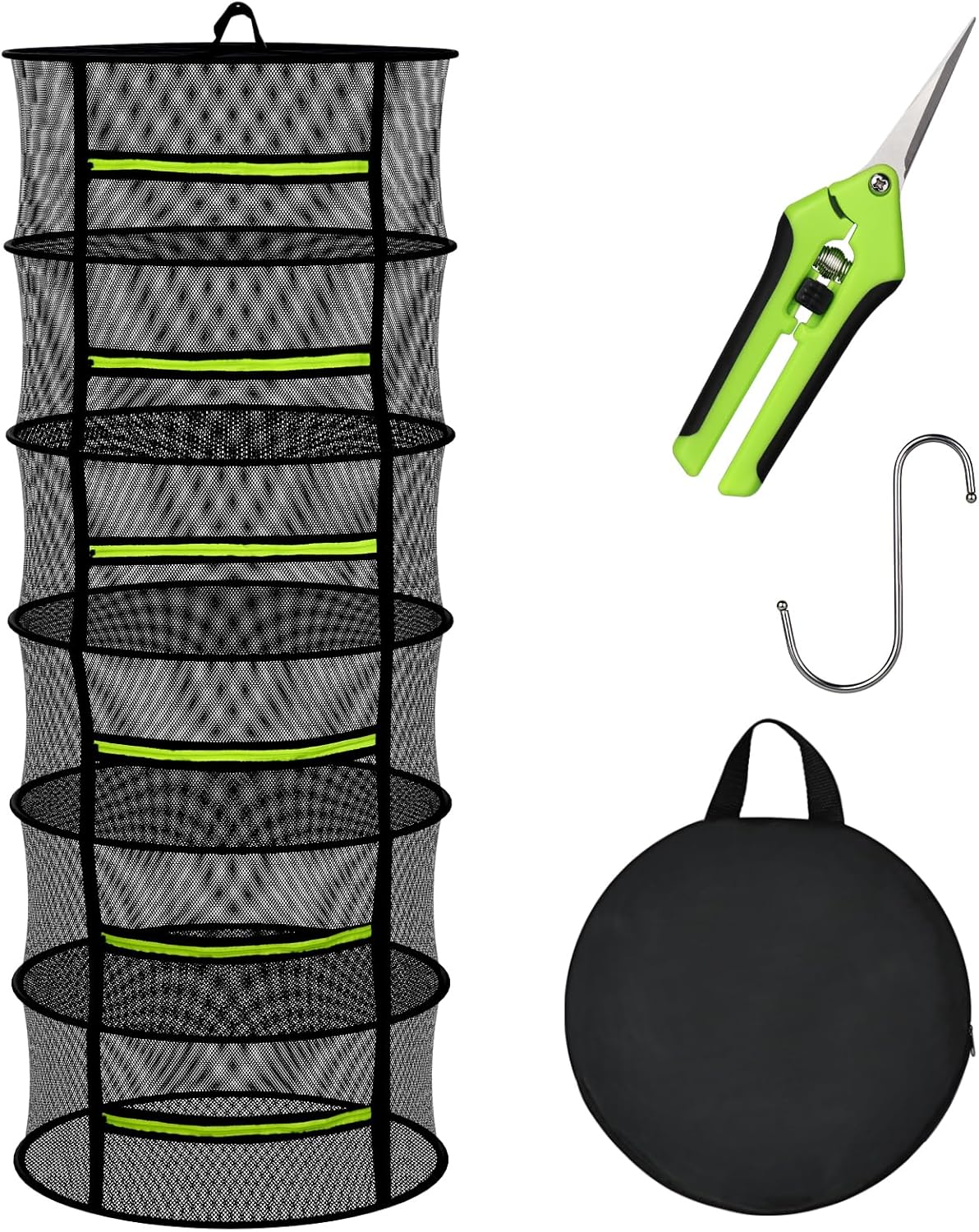 Amazon.com: MEKOLIFE Herb Drying Rack with Mesh Design, Hanging Drying ...