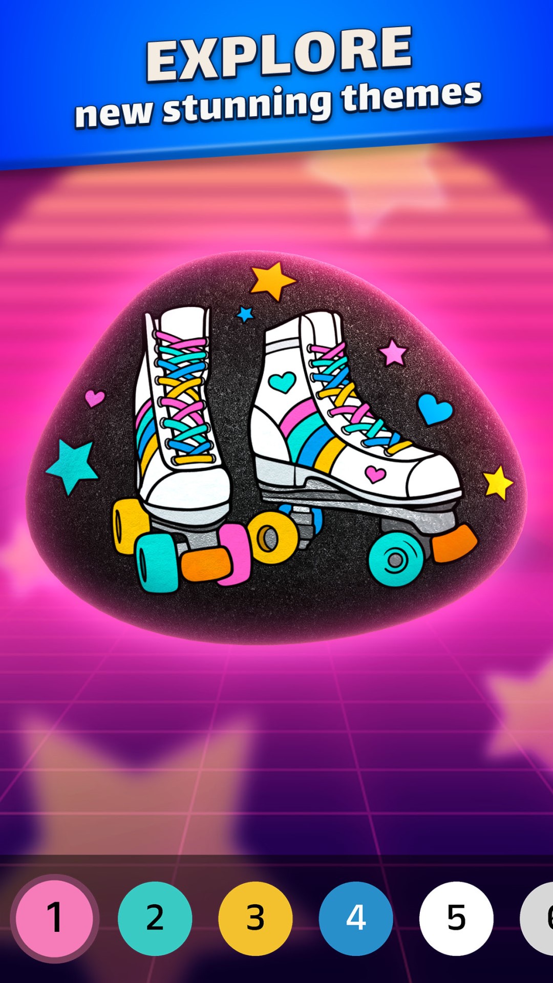 Rock Art - 3D Color by Number - App on the Amazon Appstore