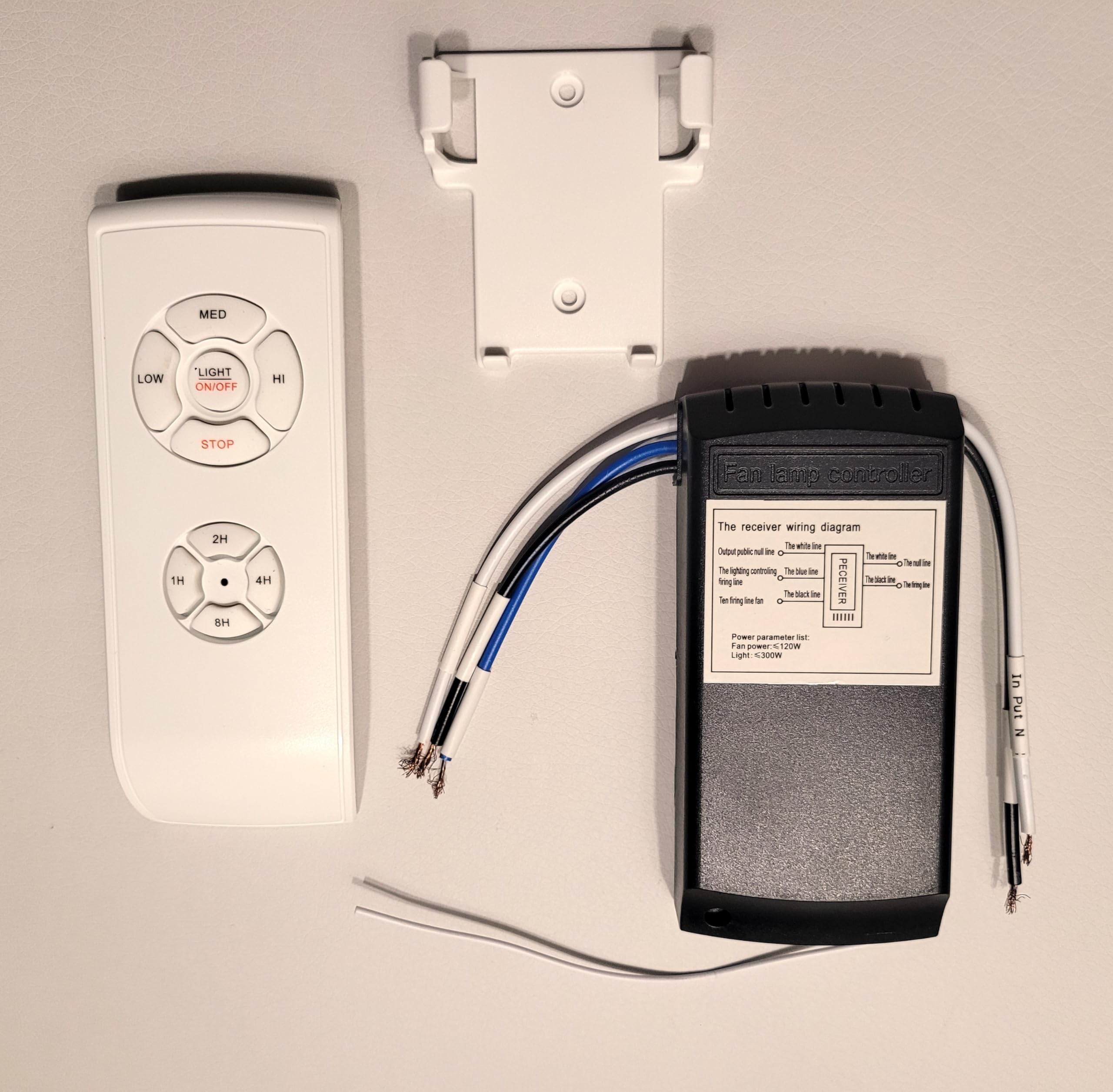 Universal Ceiling Fan Remote Control Kit, 3-in-1 Ceiling Fan Light ...