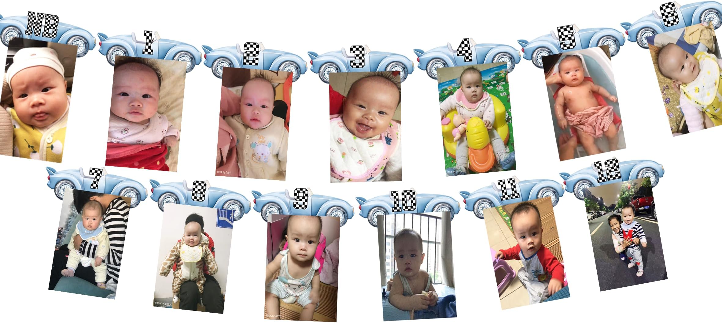 Amazon.com: Race Car Fast One Banner - Fast One Birthday Decorations ...