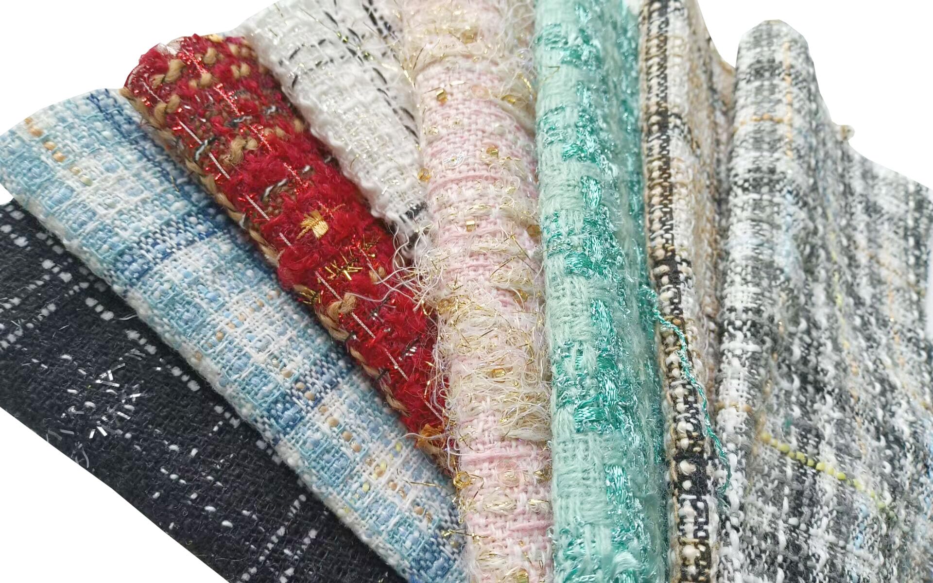 8pcs 20cm x 18cm Tweed Fabric Craft Bundle Squares Patchwork DIY ...