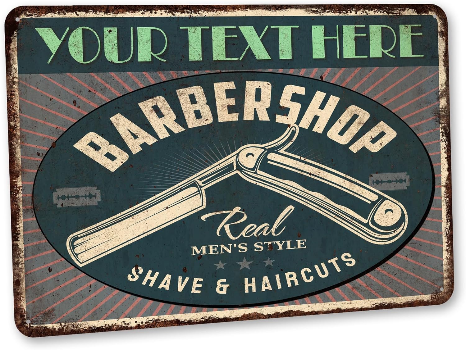 Amazon.com: Custom BarberShop Sign, Barber Shop Décor, Personalized ...