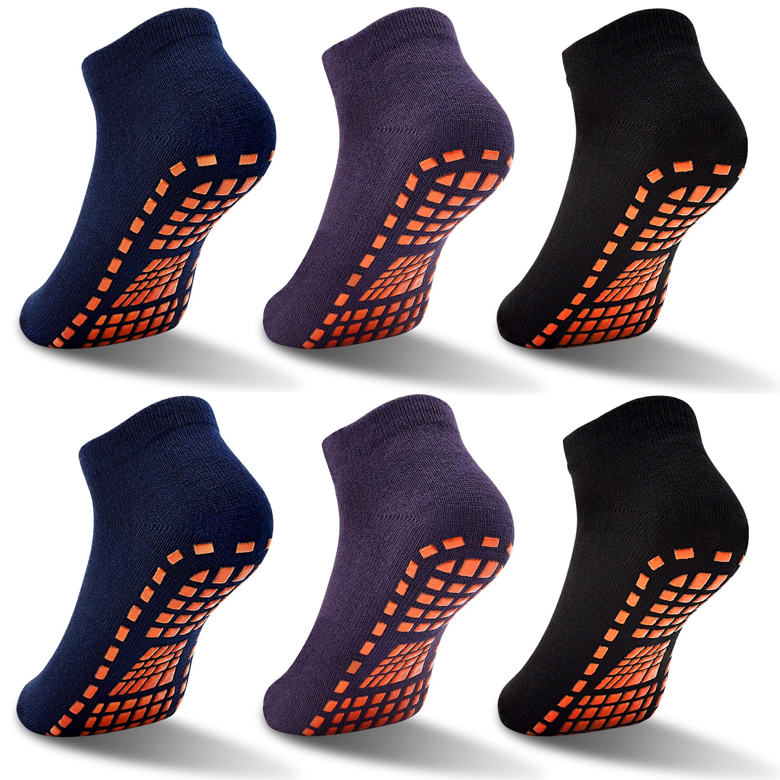 Snapklik.com : GRPSKCOS Boys Grip Socks 6 Pairs Kids Grip Socks ...