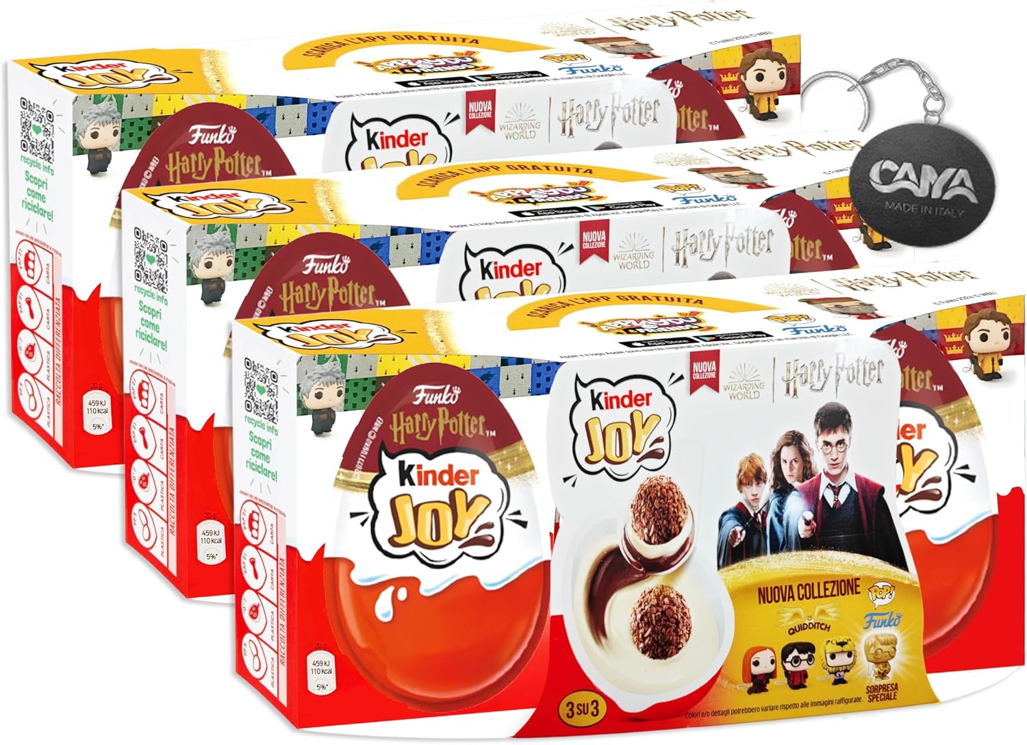 Kinder Joy Harry Potter Nuova Collezione Quidditch Ovetti di Cioccolato ...
