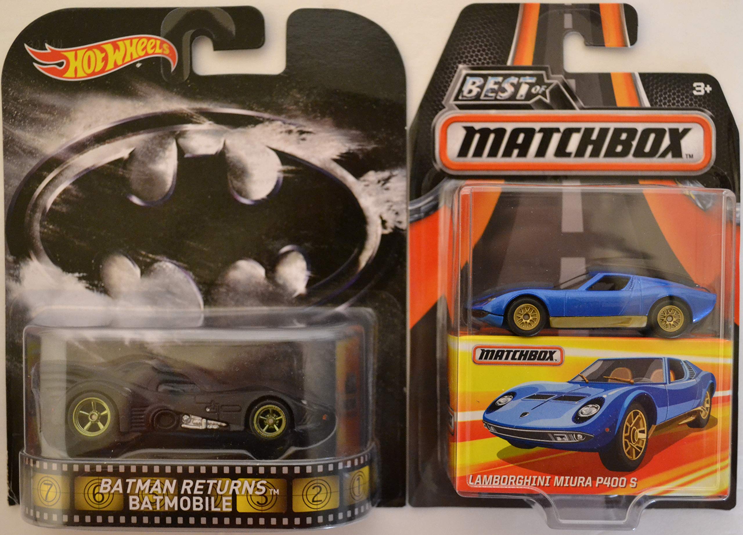Buy Hot Wheels 2 Cars Bundle Batmobile Batman Returns Retro Series ...