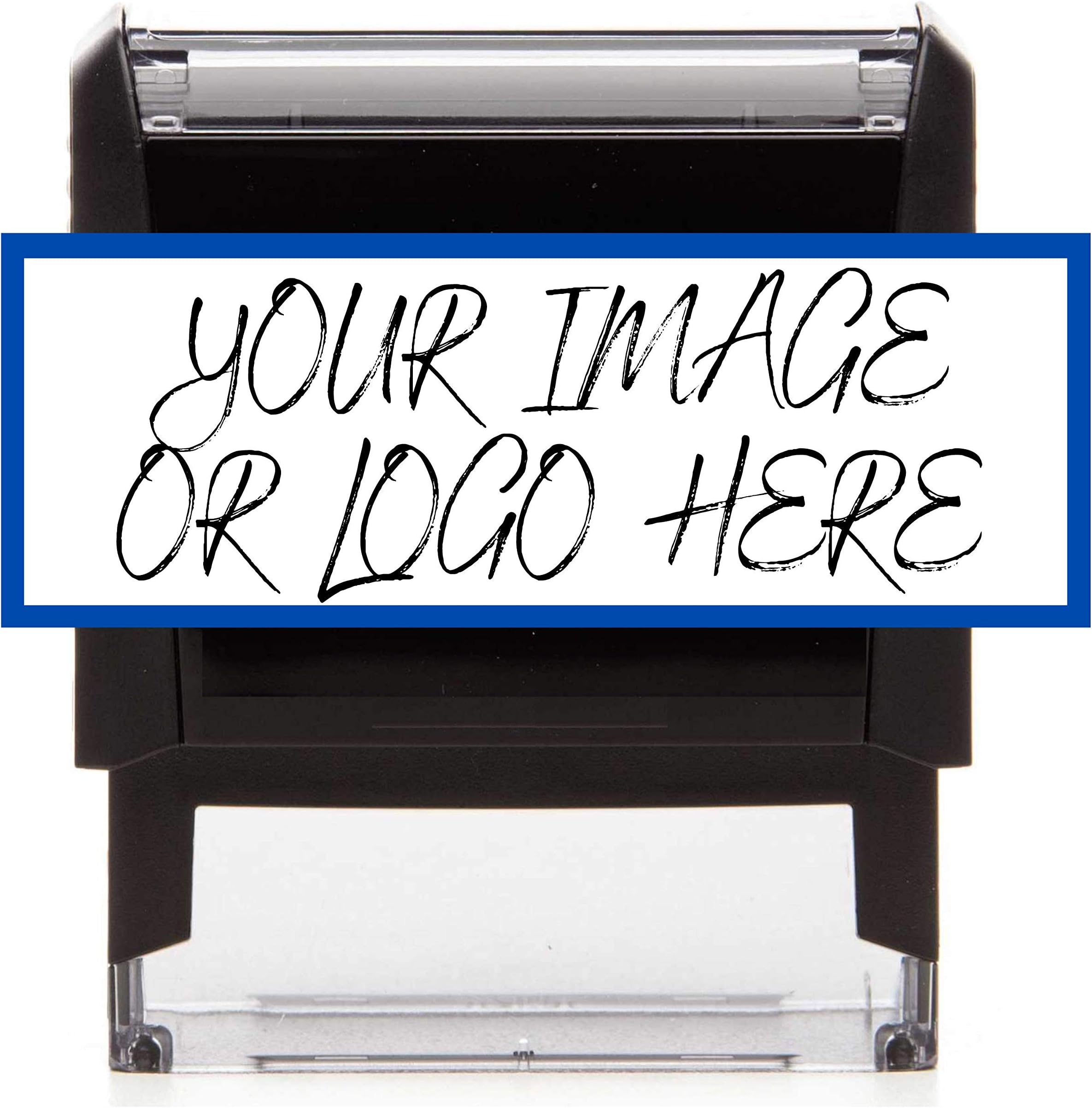 Amazon.com : Rectangle Logo Stamp - Custom Stamp - Personalized ...