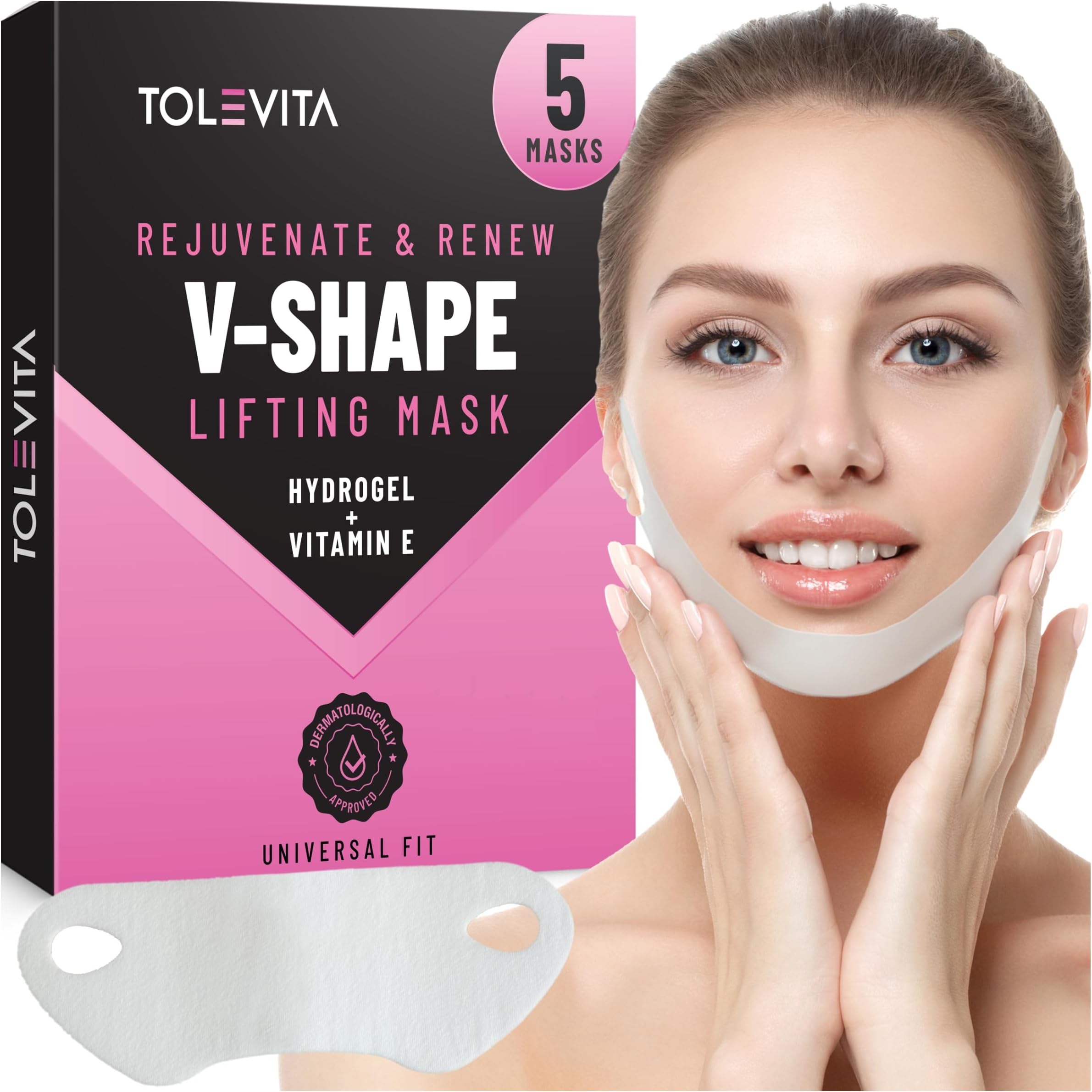 Amazon.com: Avajar Perfect V Lifting Premium V Lifting Mask (Beige ...
