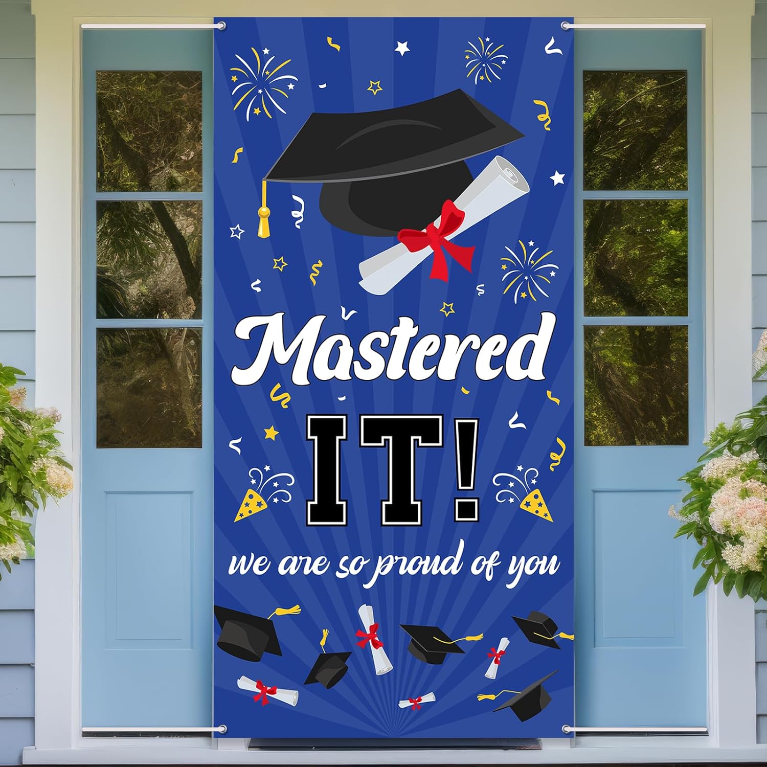 Amazon.com: Mastered It Graduation Door Banner,College Grad ...