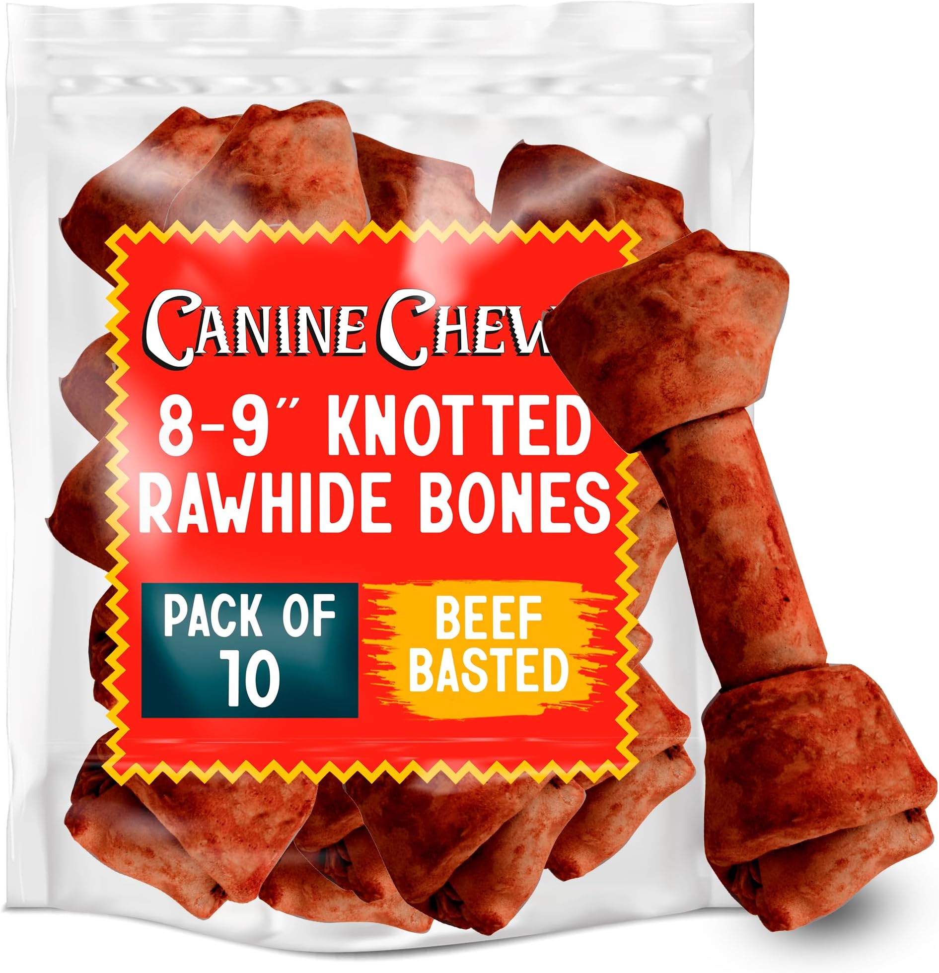 Amazon.com : Castor & Pollux Good Buddy Dog Treat - Rawhide Bone With ...