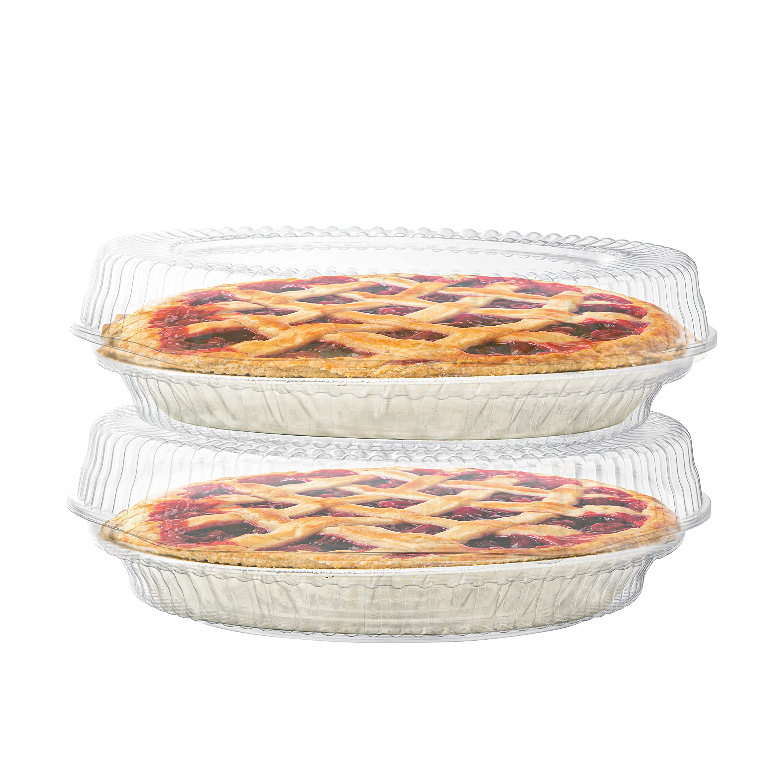 Snapklik.com : Supellectilem 9" Plastic Disposable Pie Containers