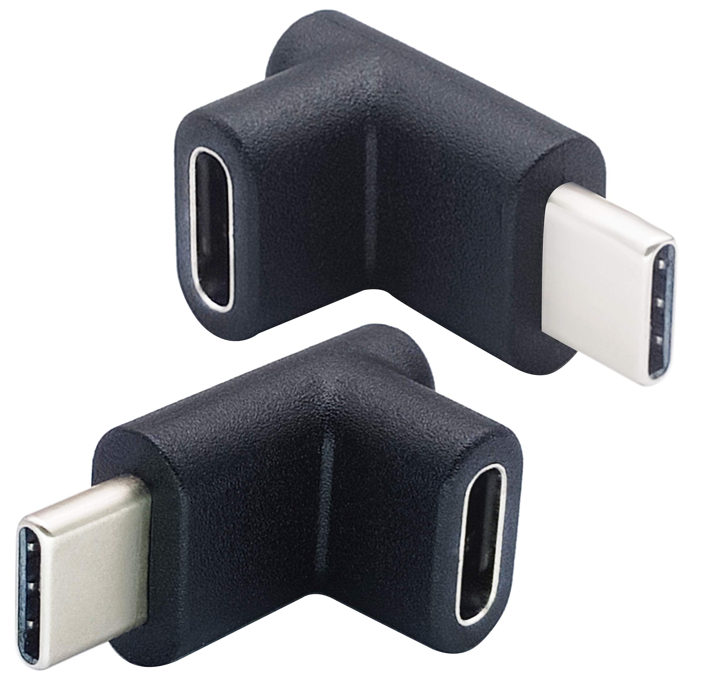 Amazon.com: AAOTOKK 90 Degree Type C USB Adapter Gen 2 (10Gbps) 3A Up ...