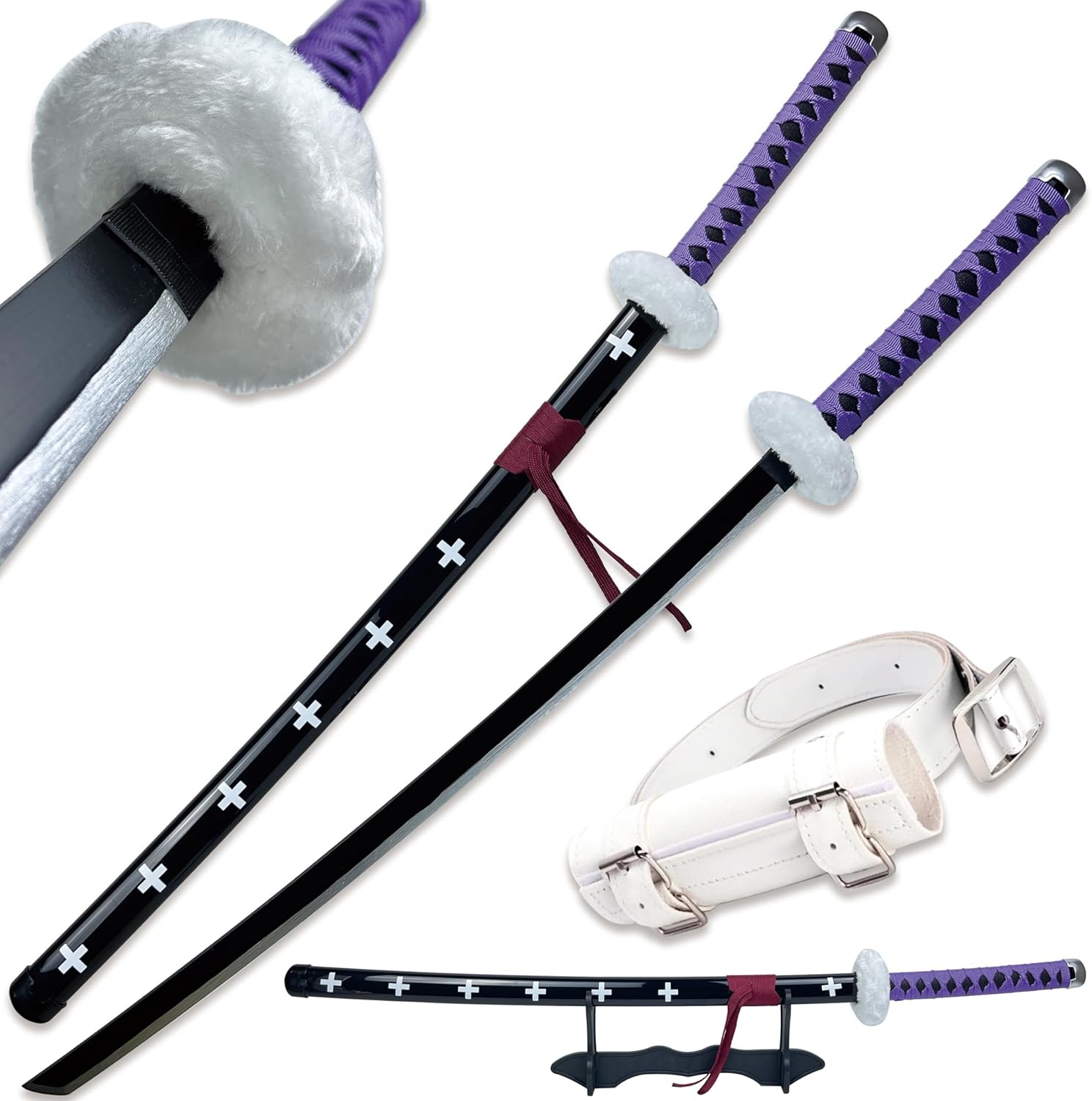 Amazon.com: JJDJ 41 Inch Anime Sword Cosplay Trafalgar D. Water Law ...