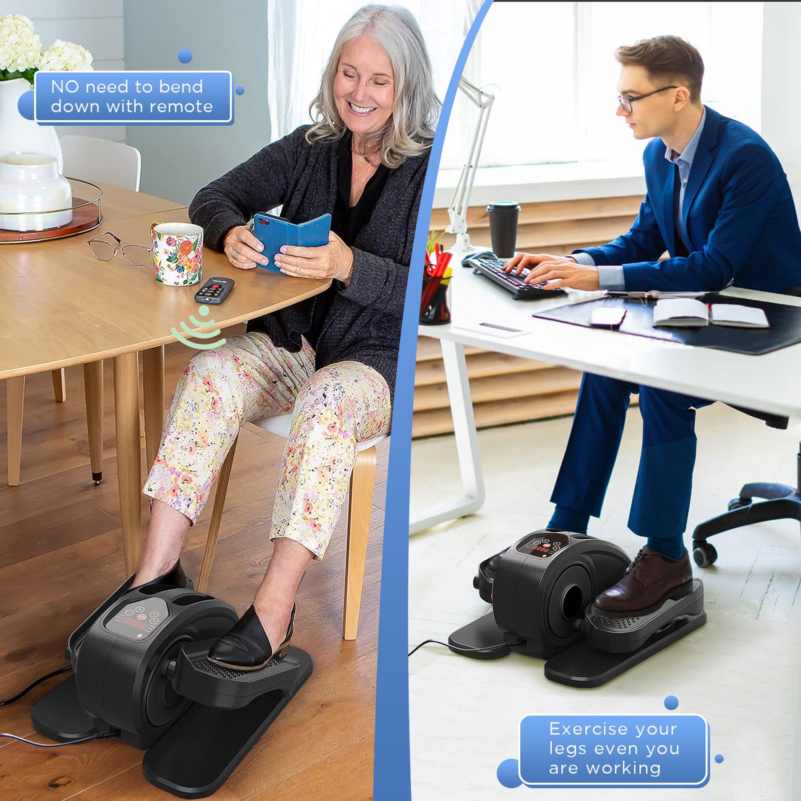 Snapklik.com : Under Desk Elliptical Machine, Mini Ellipse Leg ...