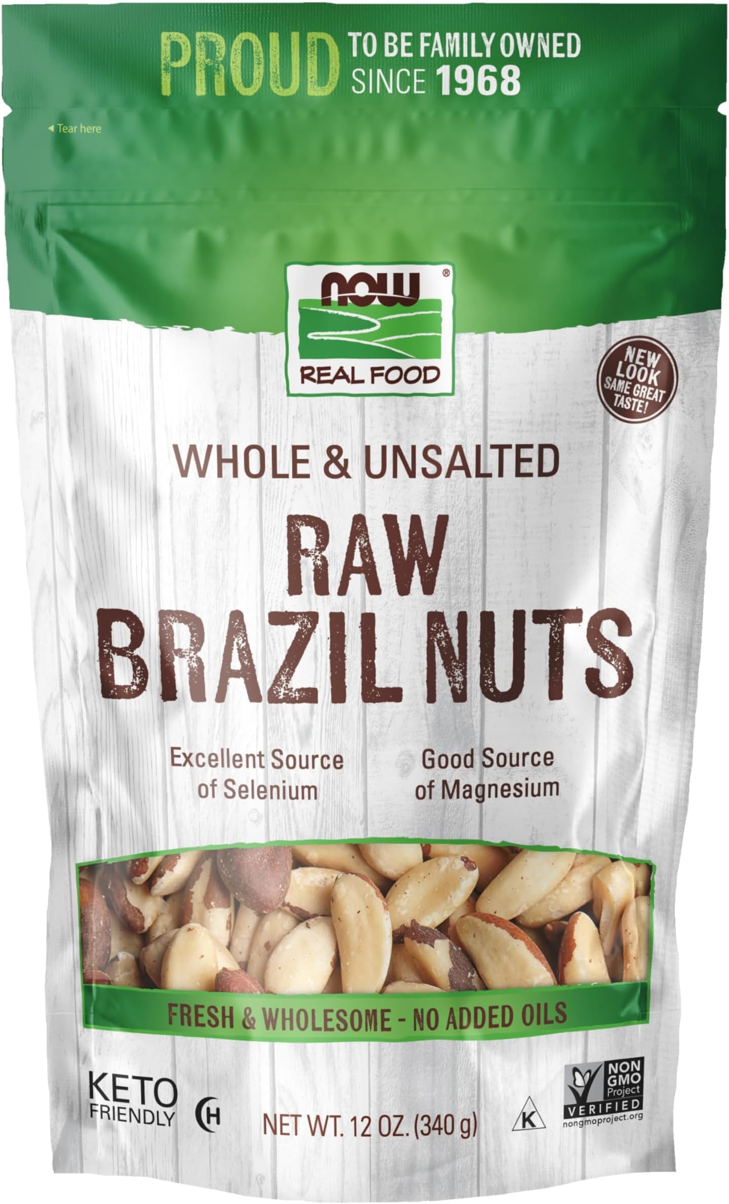 Amazon.com: NOW Foods, Brazil Nuts, Whole, Raw and Unsalted, Source of ...