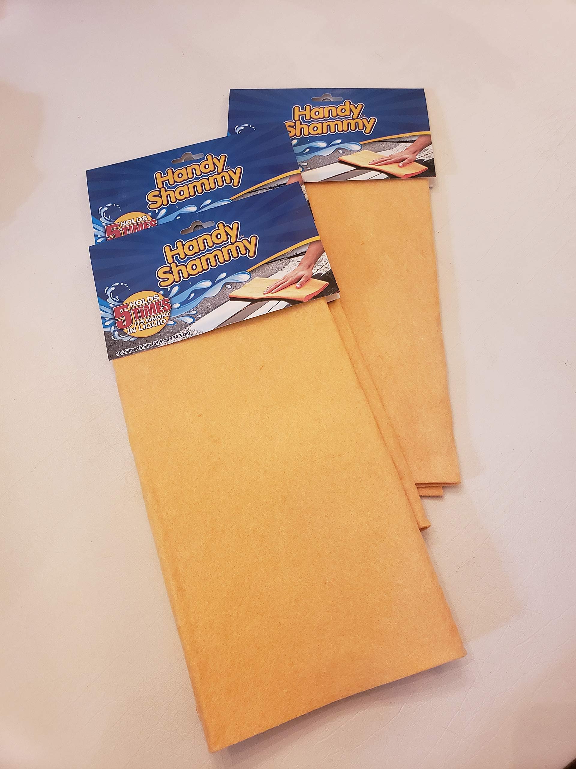 Amazon.com: Handy Shammy Yellow Cleaning Cloths : Health & Household
