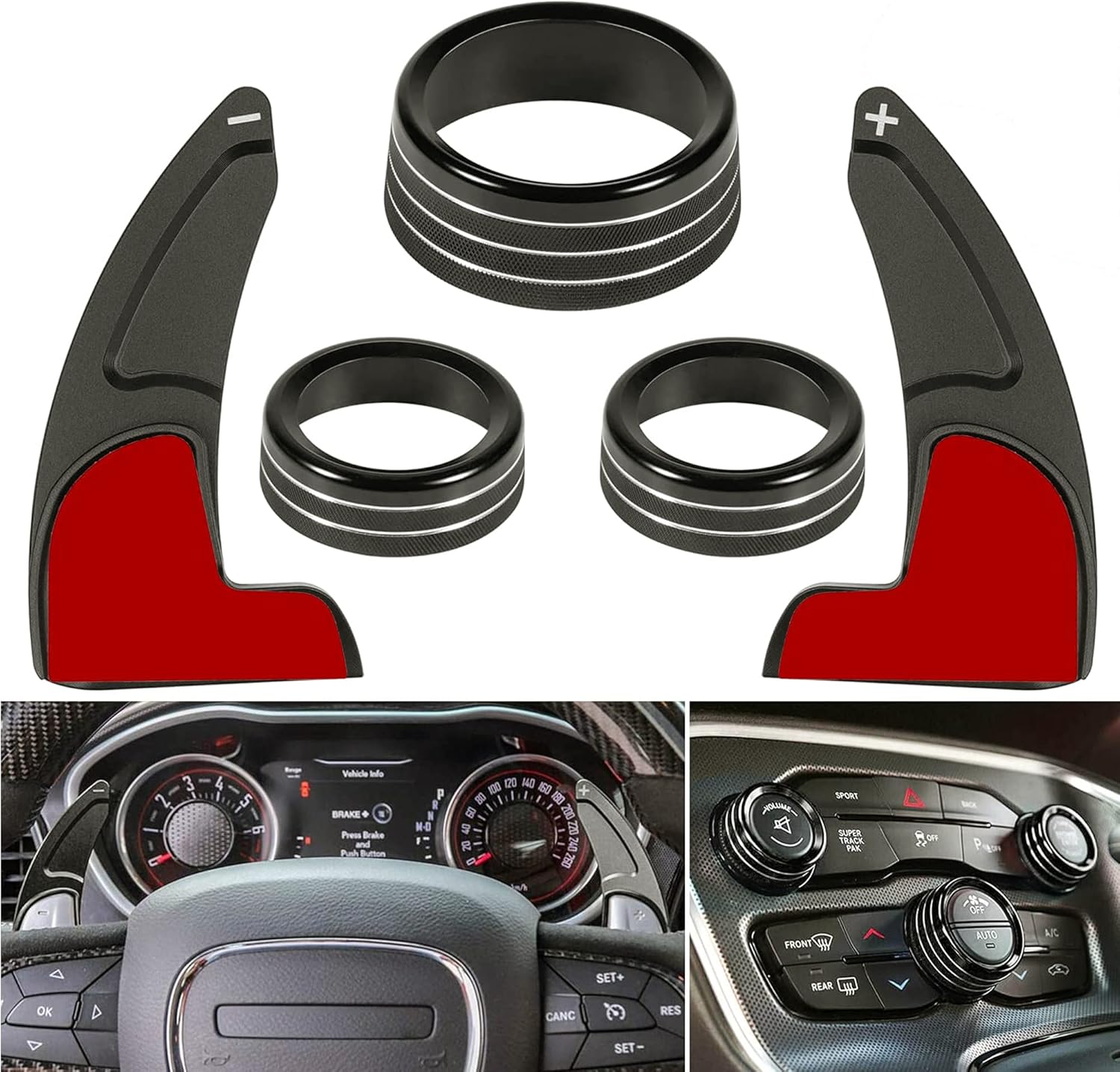 Amazon.com: HiSport Steering Wheel Shift Paddle Extension Air ...