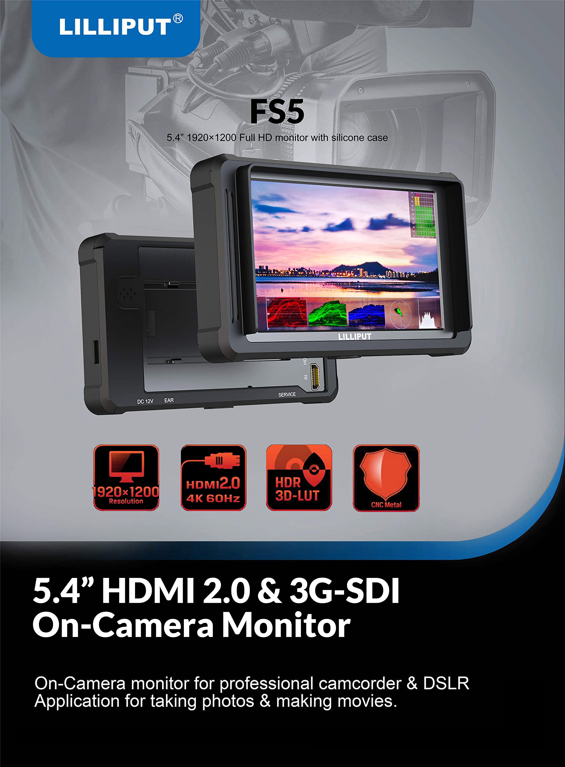 Monitor Camera DSLR Camera Monitor VIDEOGEAR 5