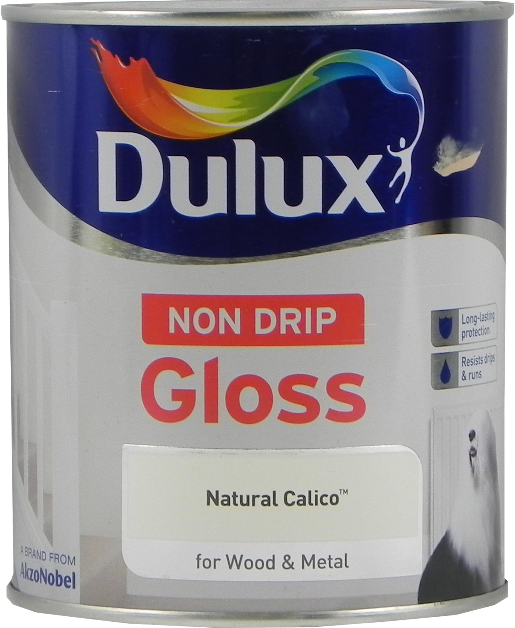 Dulux Retail Non Drip Gloss Paint - Timeless - 750ml : Amazon.co.uk ...
