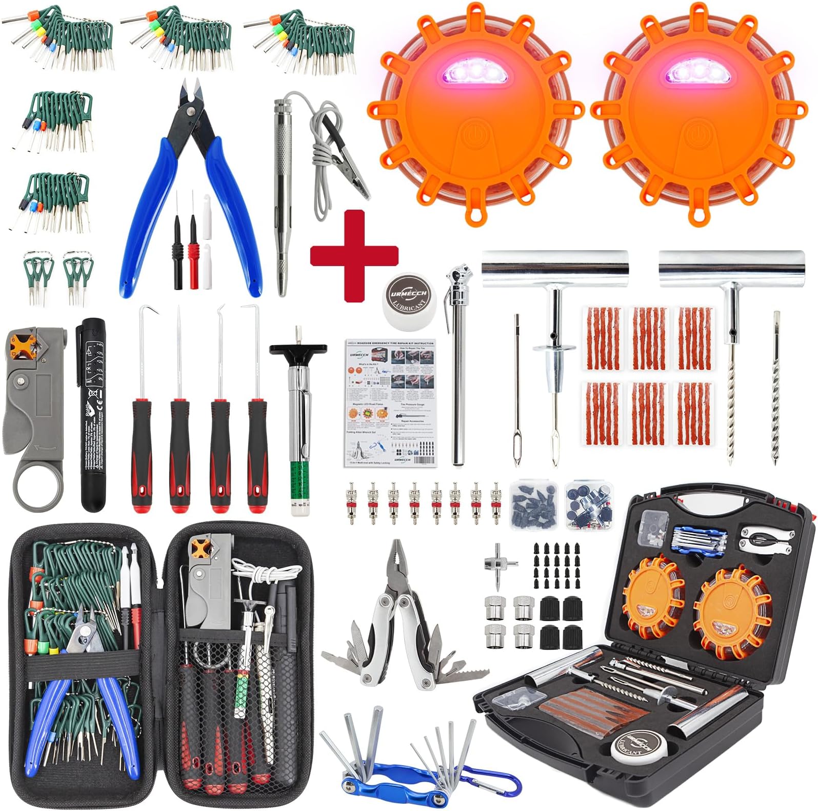 Amazon.com: URMECCH 115Pcs Auto Terminal Removal Tool Kit Wire ...