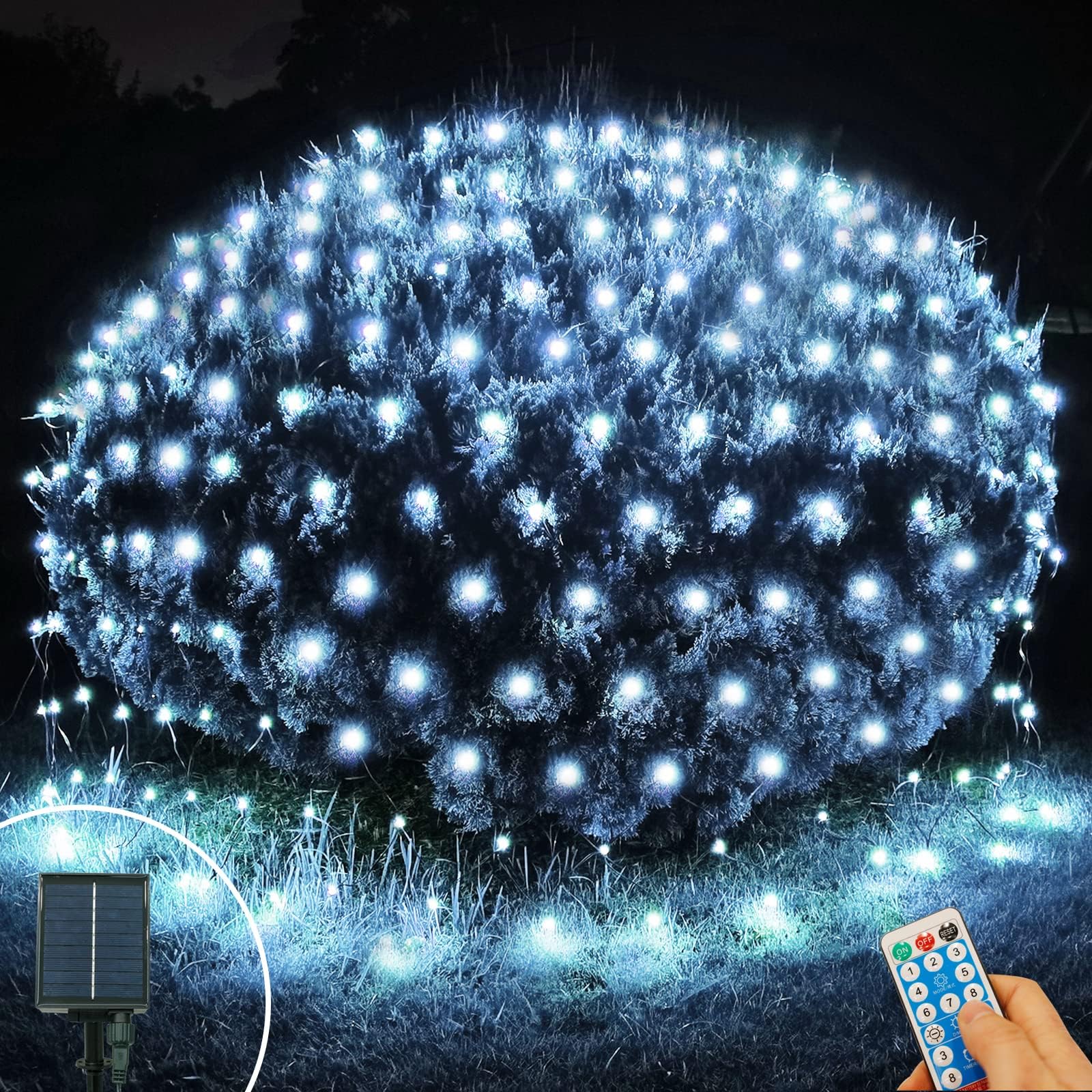 Amazon.com: Twinkle Net Lights - 4x6 Shimmering Mesh 150 Lights : Home ...