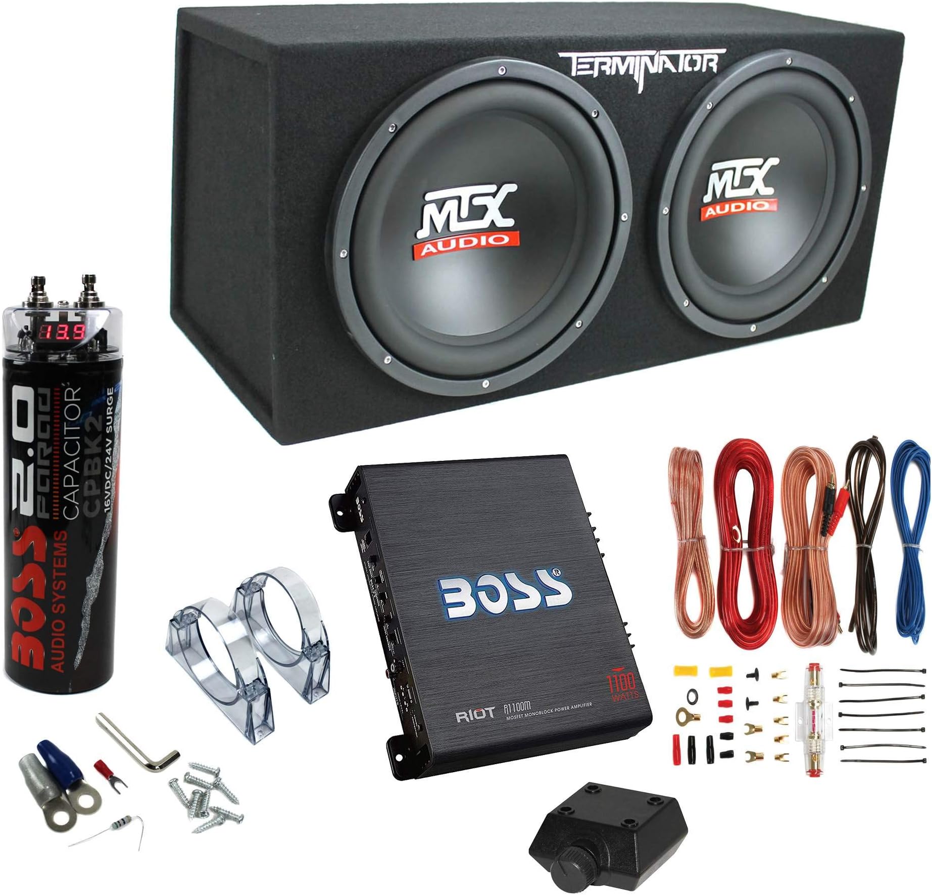 Amazon.com: MTX 12 Inch 1200 Watt 4 Ohm Dual Loaded Car Audio Subwoofer ...