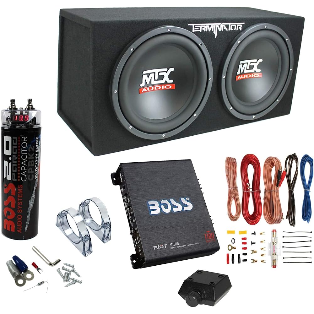 $50/mo - Finance MTX 12 Inch 1200 Watt 4 Ohm Dual Loaded Car Audio ...