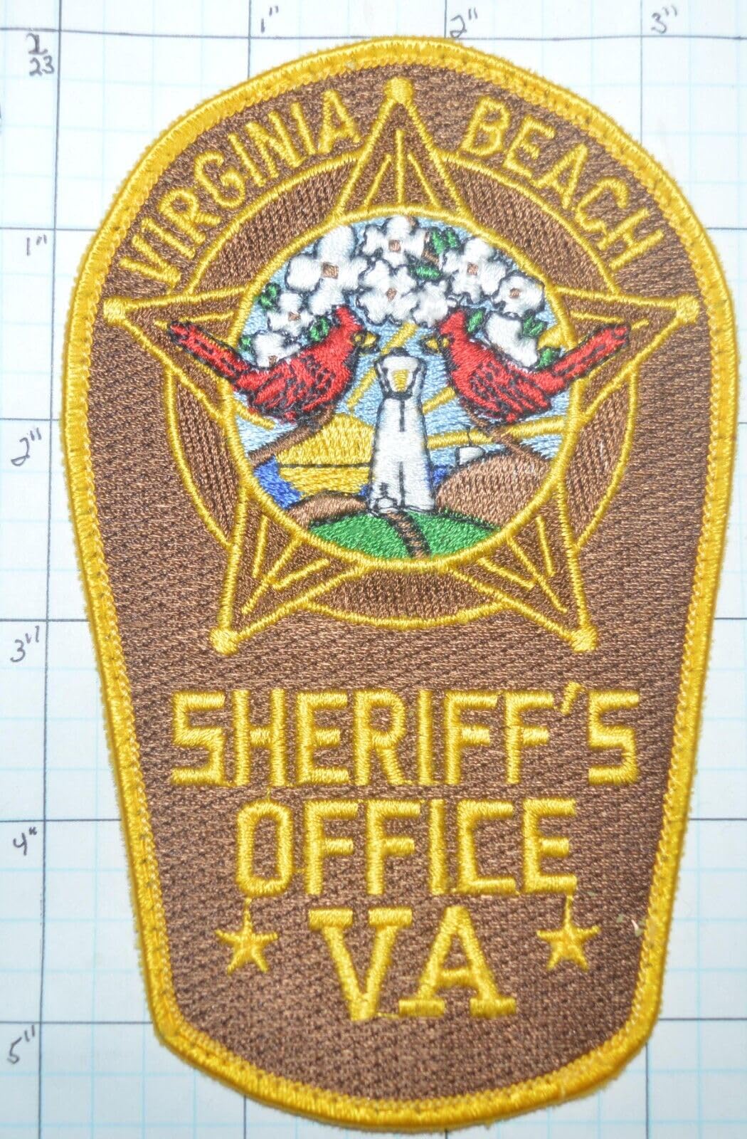 Virginia Beach Sheriff Badge National Fraternal Order Of Police (FOP)