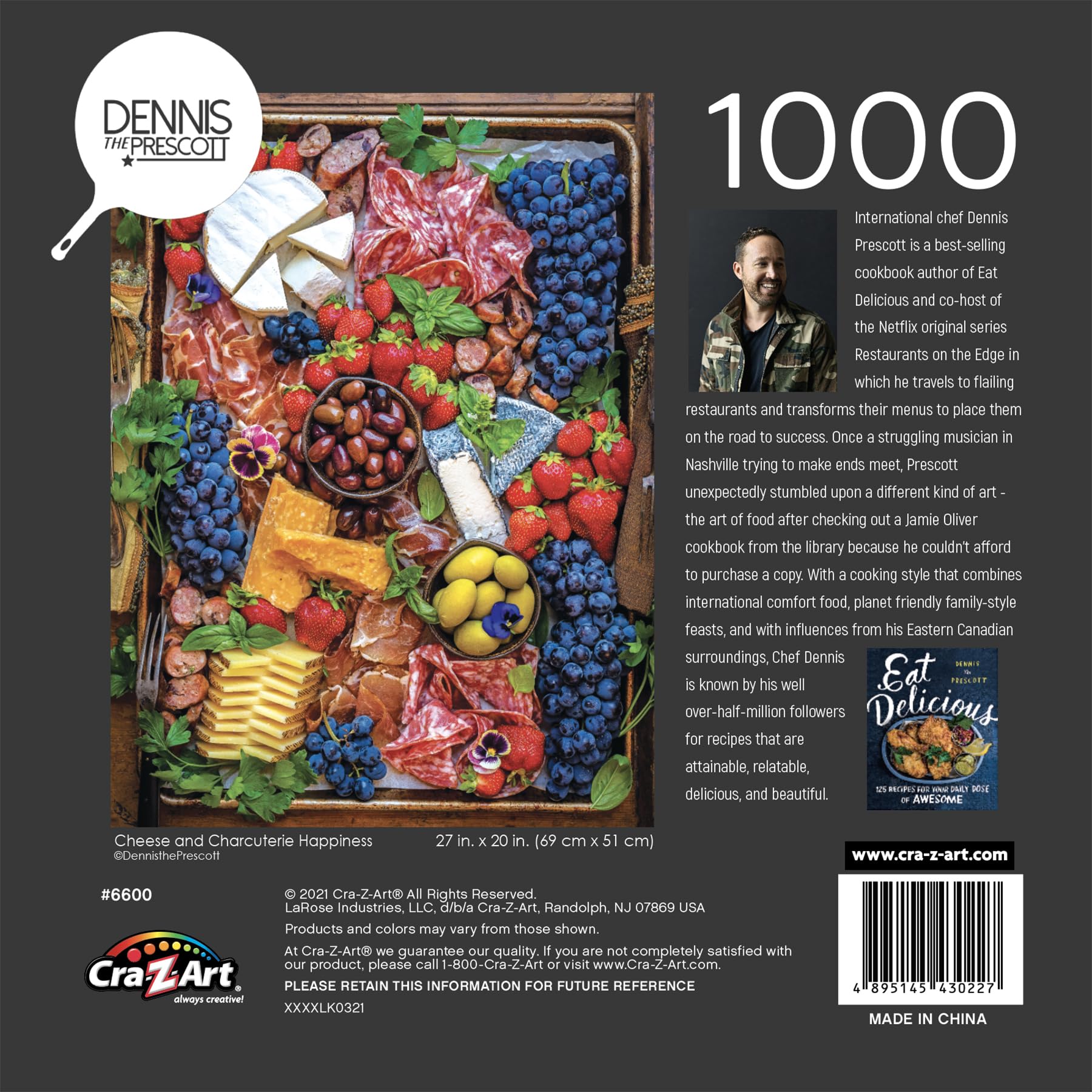 Snapklik.com : Dennis Prescott - Cheese & Charcuteries Happiness - 1000 ...