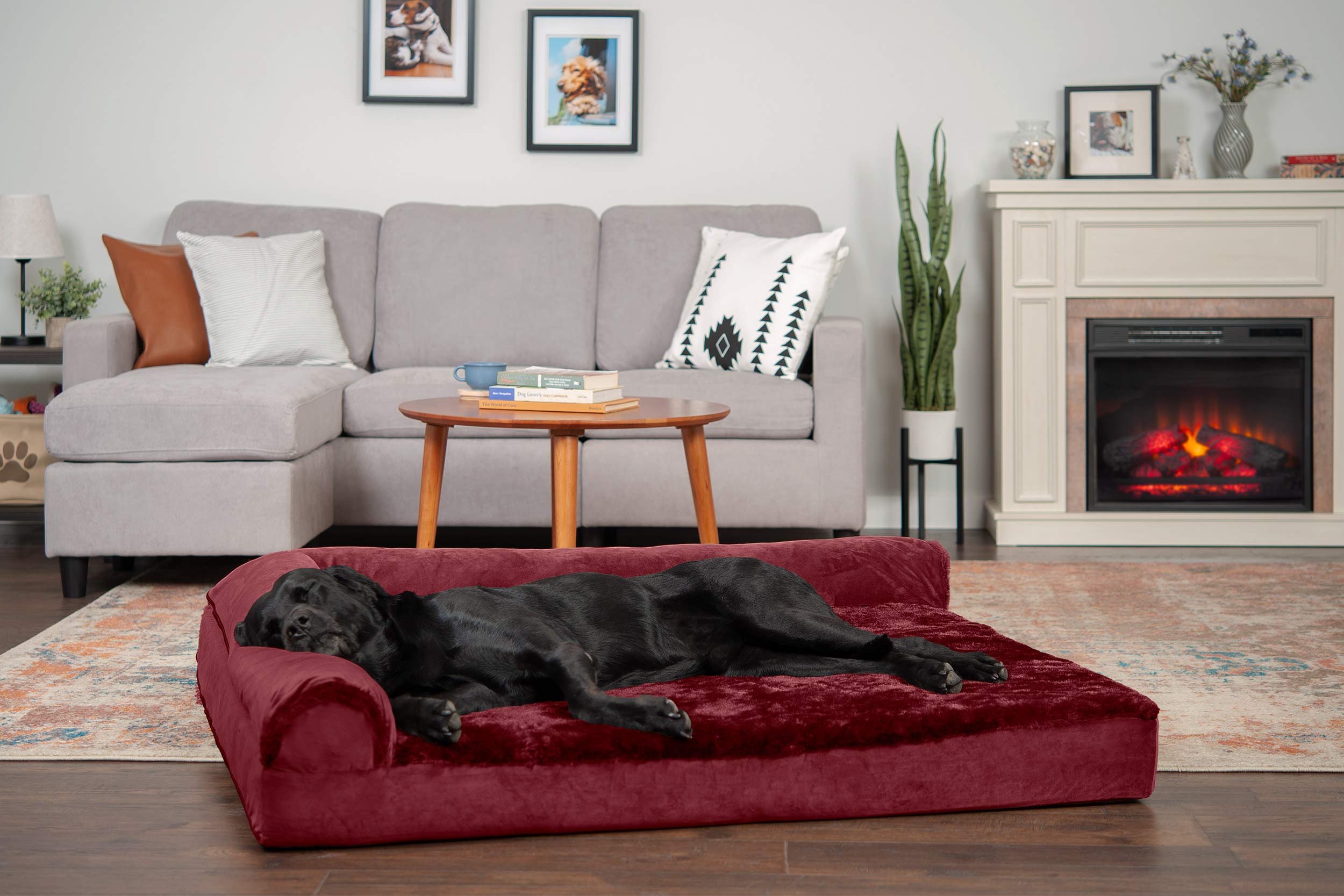 Snapklik.com : Furhaven Cooling Gel Dog Bed For Large Dogs W/ Removable ...