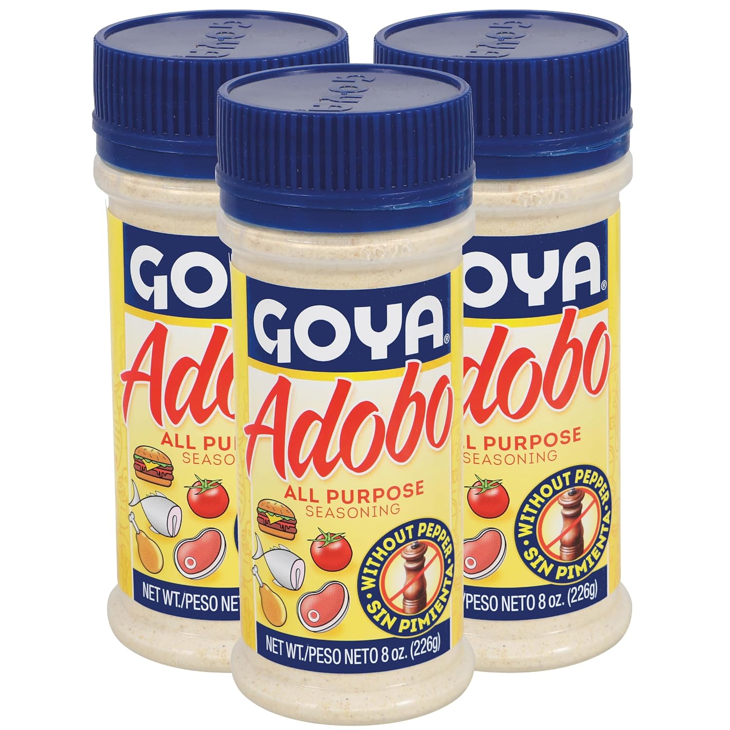 Amazon.com : Adobo All Purpose Seasoning without Pepper by Goya ...
