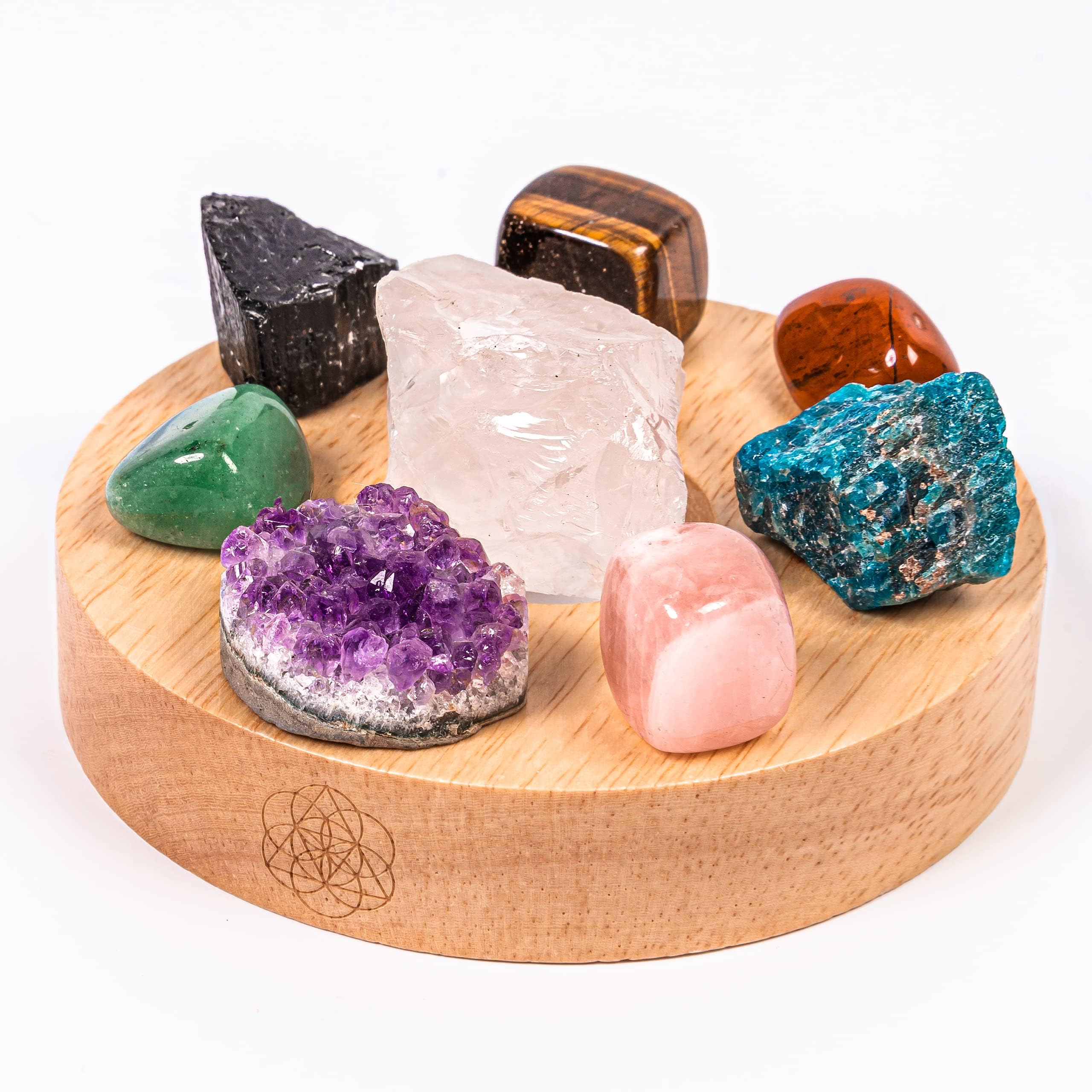 Amazon.com: Conscious Items Natural Energy Lamp Healing Crystal Lamp ...